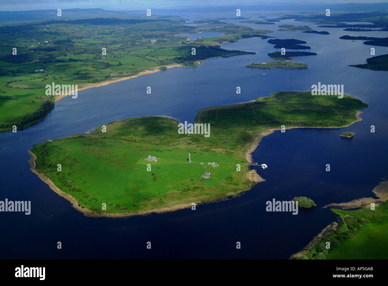 Devenish island aerial hi-res stock photography and images - Alamy