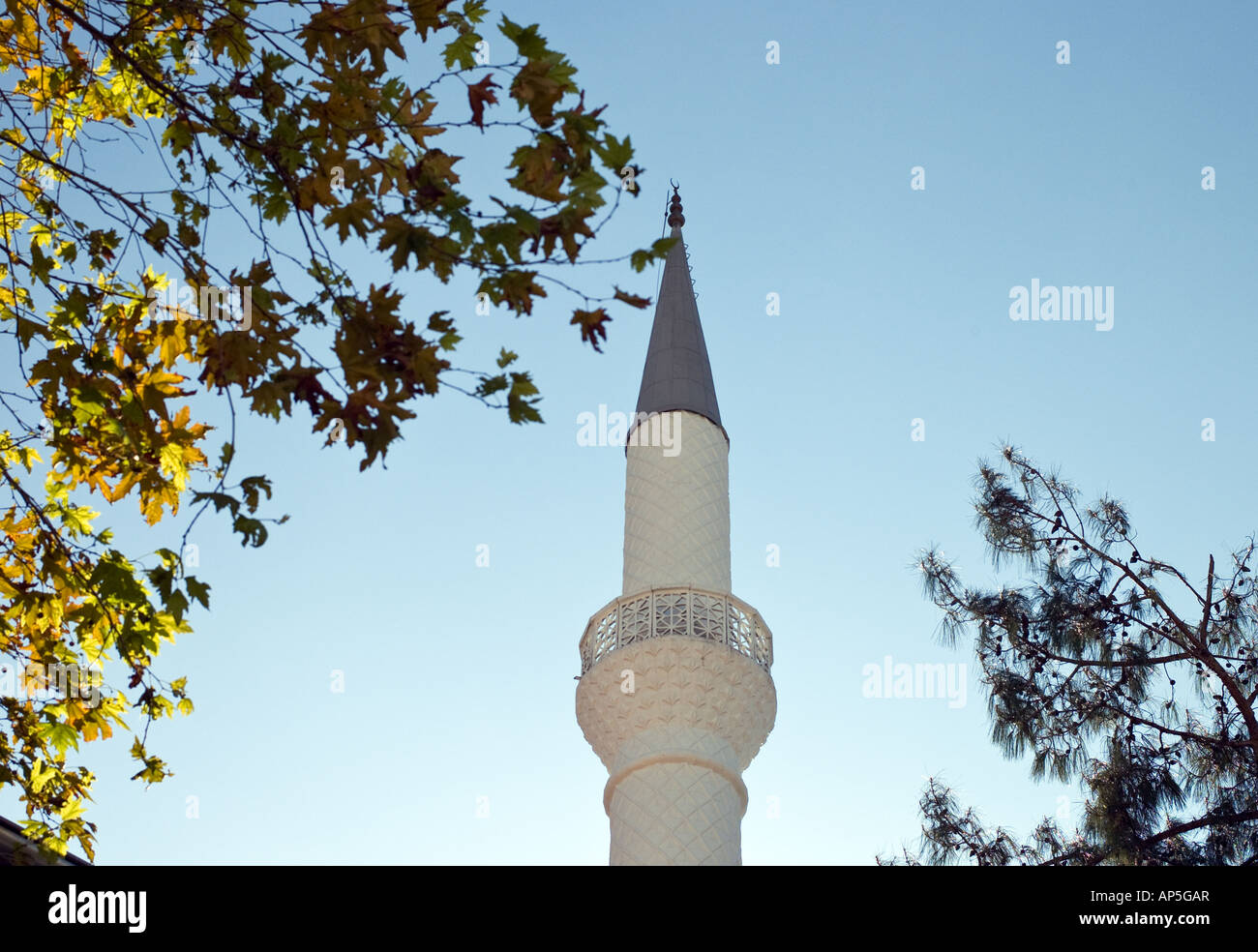Turkey Marmaris a minaret in the old town centre Stock Photo - Alamy