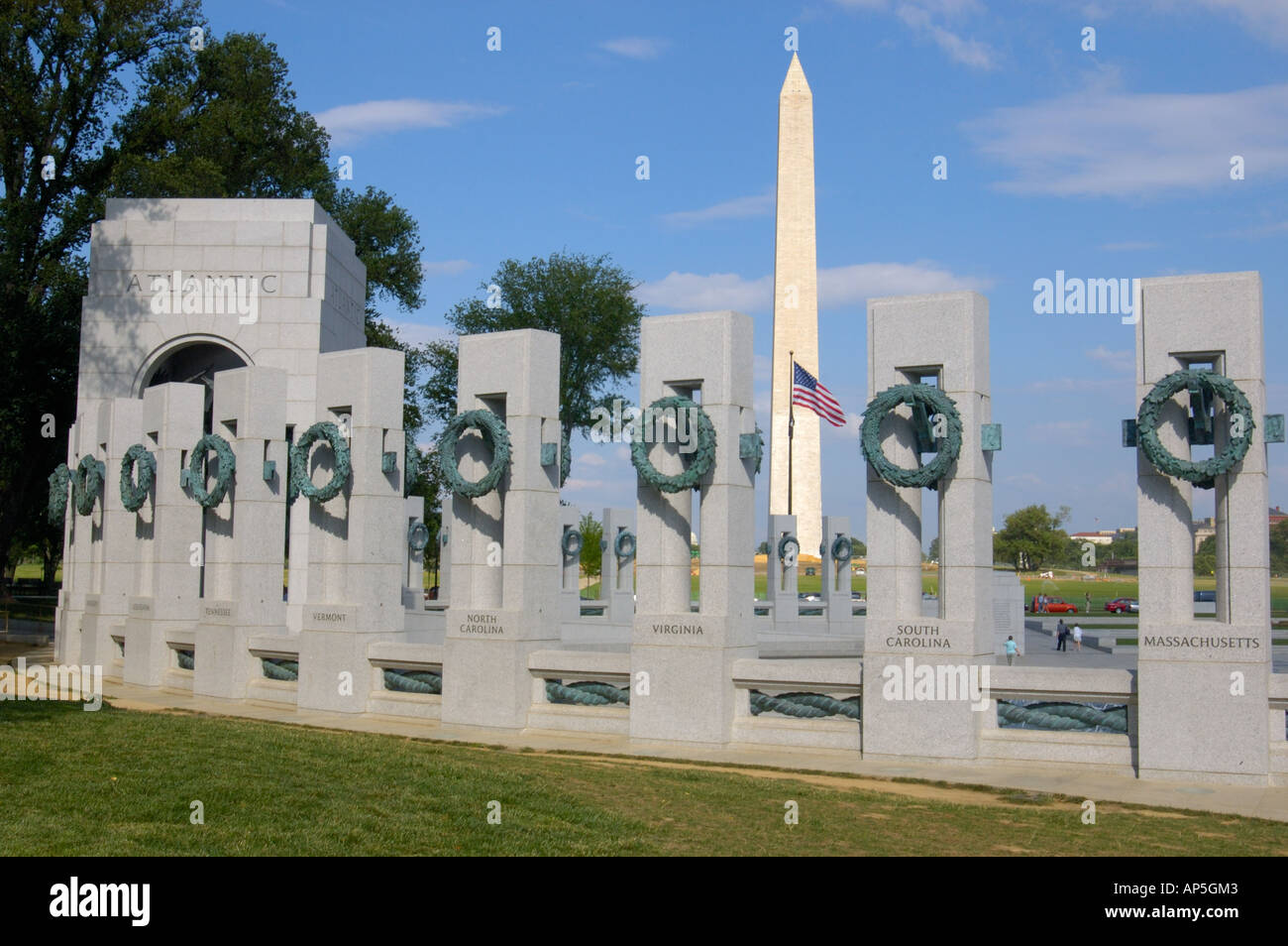 Washington, DC, National WWII Memorial Stock Photo - Alamy