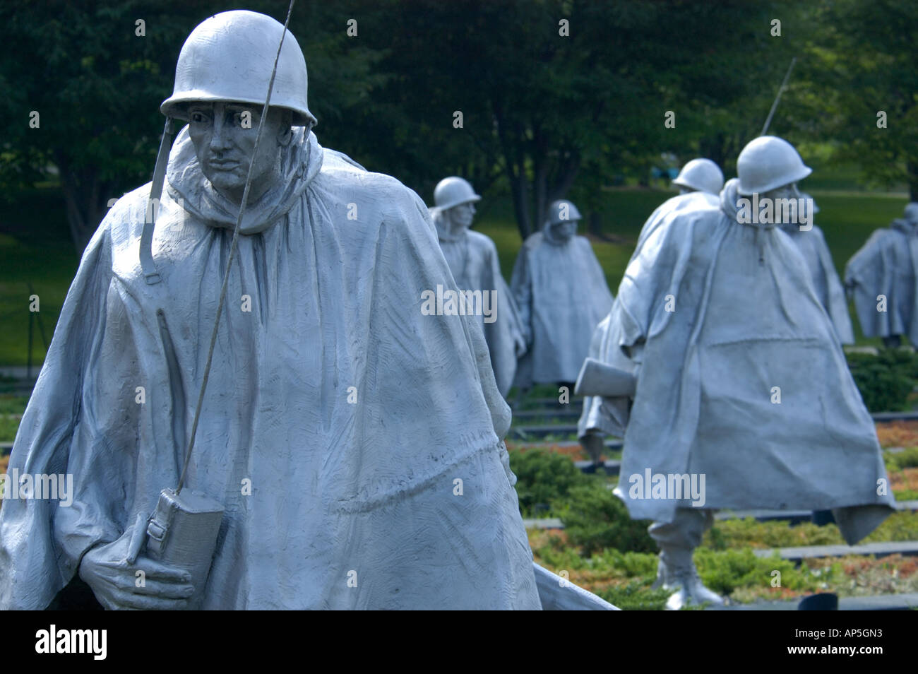Washington, DC, Korean War Memorial Stock Photo - Alamy