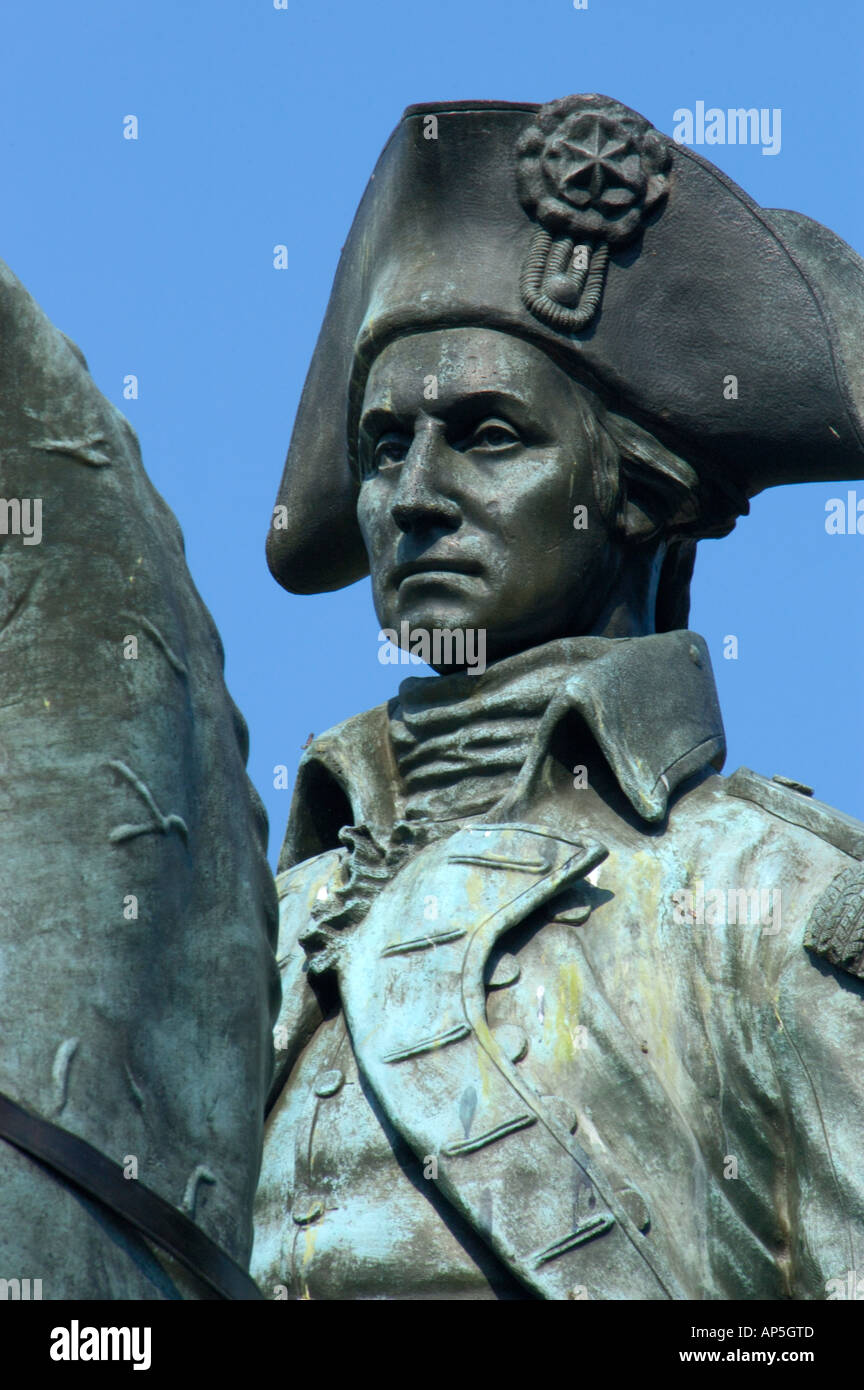 Washington, DC, statue of General George Washington Stock Photo - Alamy
