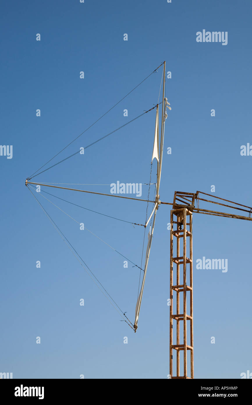 A sail-rotor windmills, Cyprus Stock Photo - Alamy