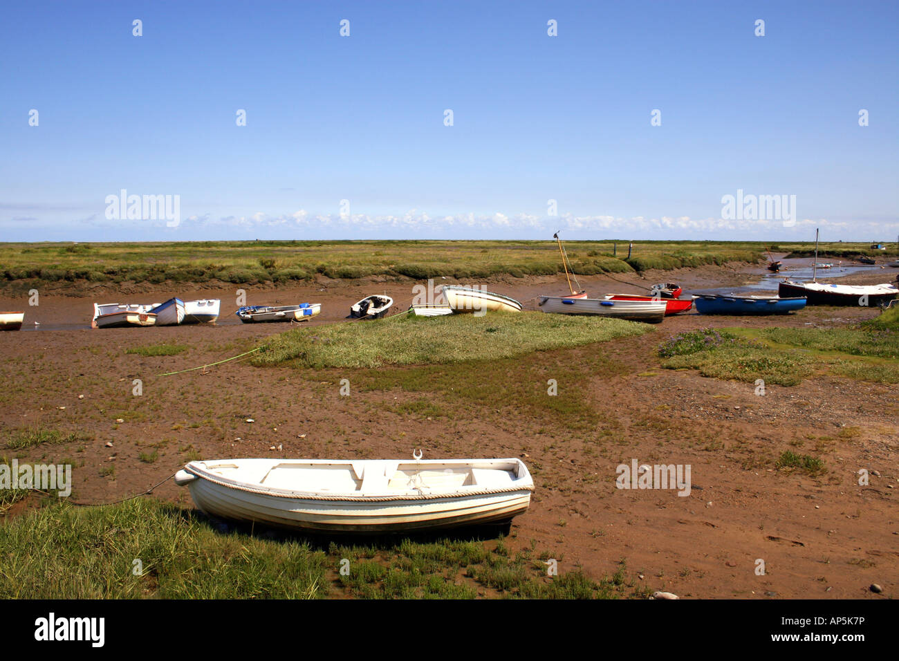 MORSTON QUAY AND MARSH. NORTH NORFOLK. UK Stock Photo - Alamy