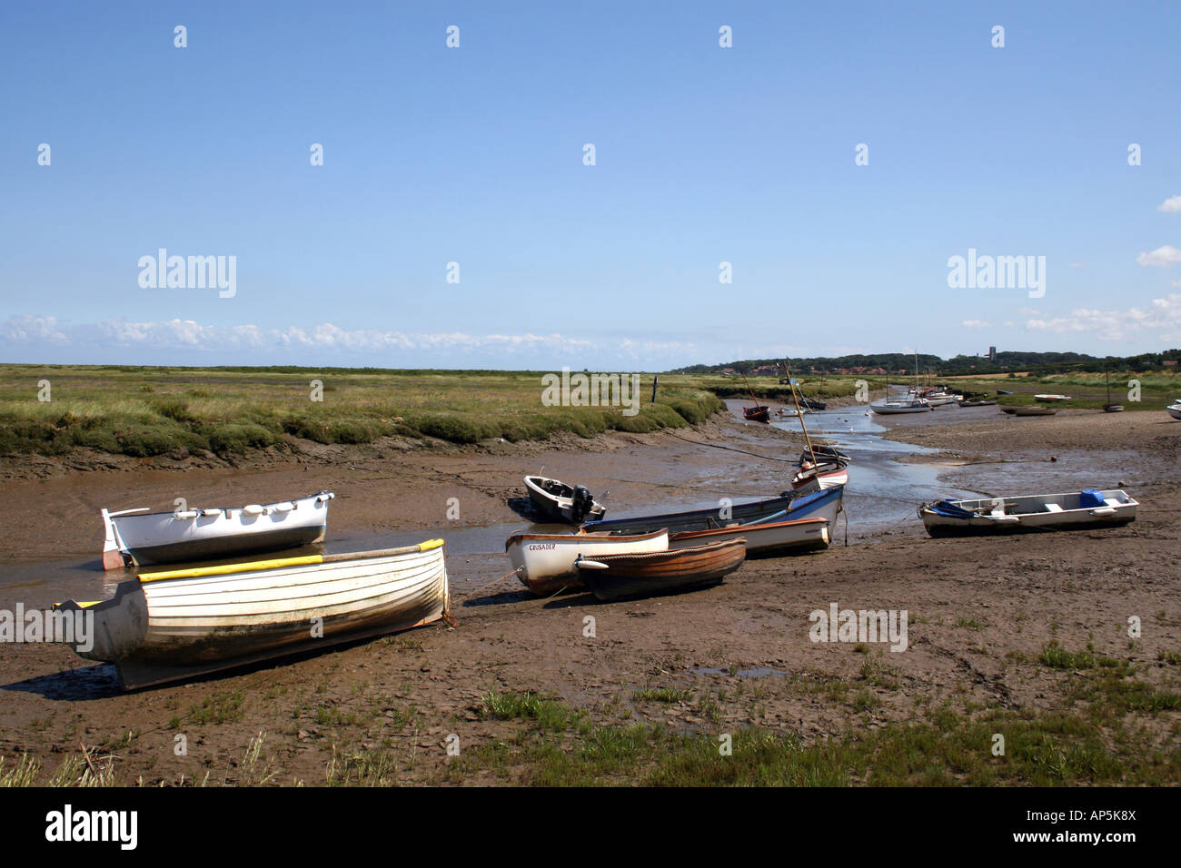 MORSTON QUAY AND MARSH. NORTH NORFOLK. UK Stock Photo - Alamy