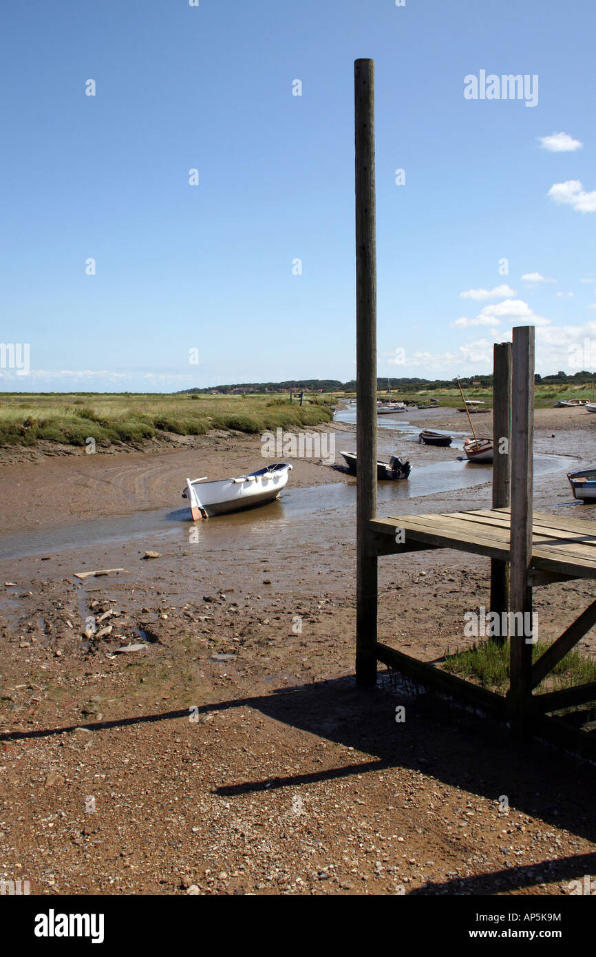 Morston backwater salt marsh norfolk hi-res stock photography and ...