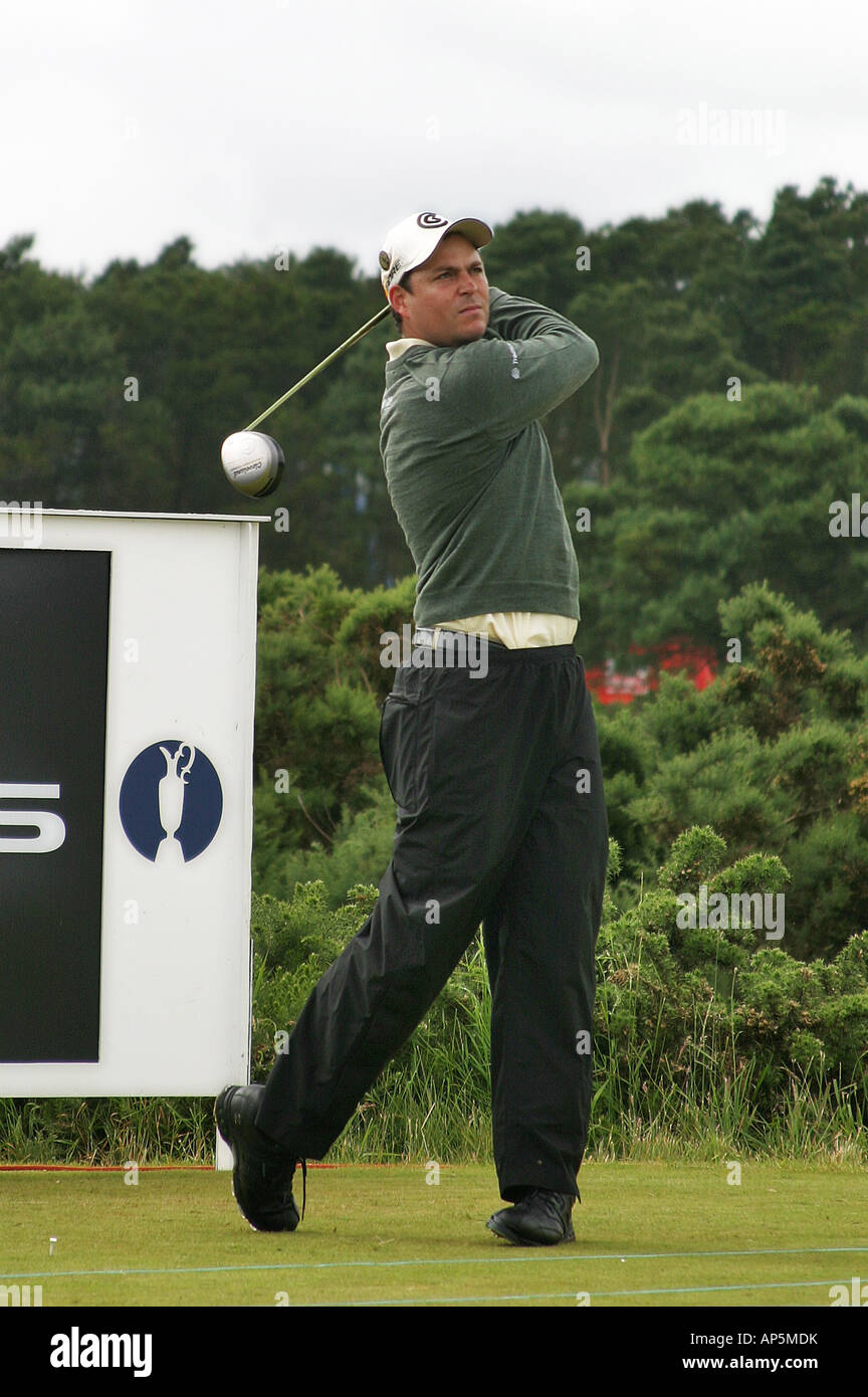 David Howell professional English golfer Stock Photo - Alamy