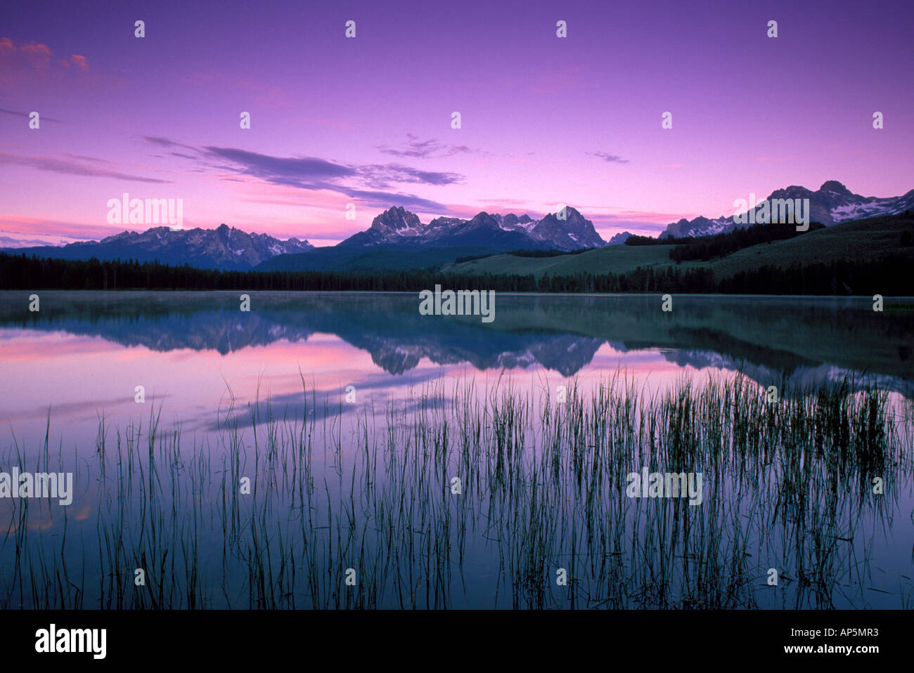 Redfish lake, idaho sunset hi-res stock photography and images - Alamy