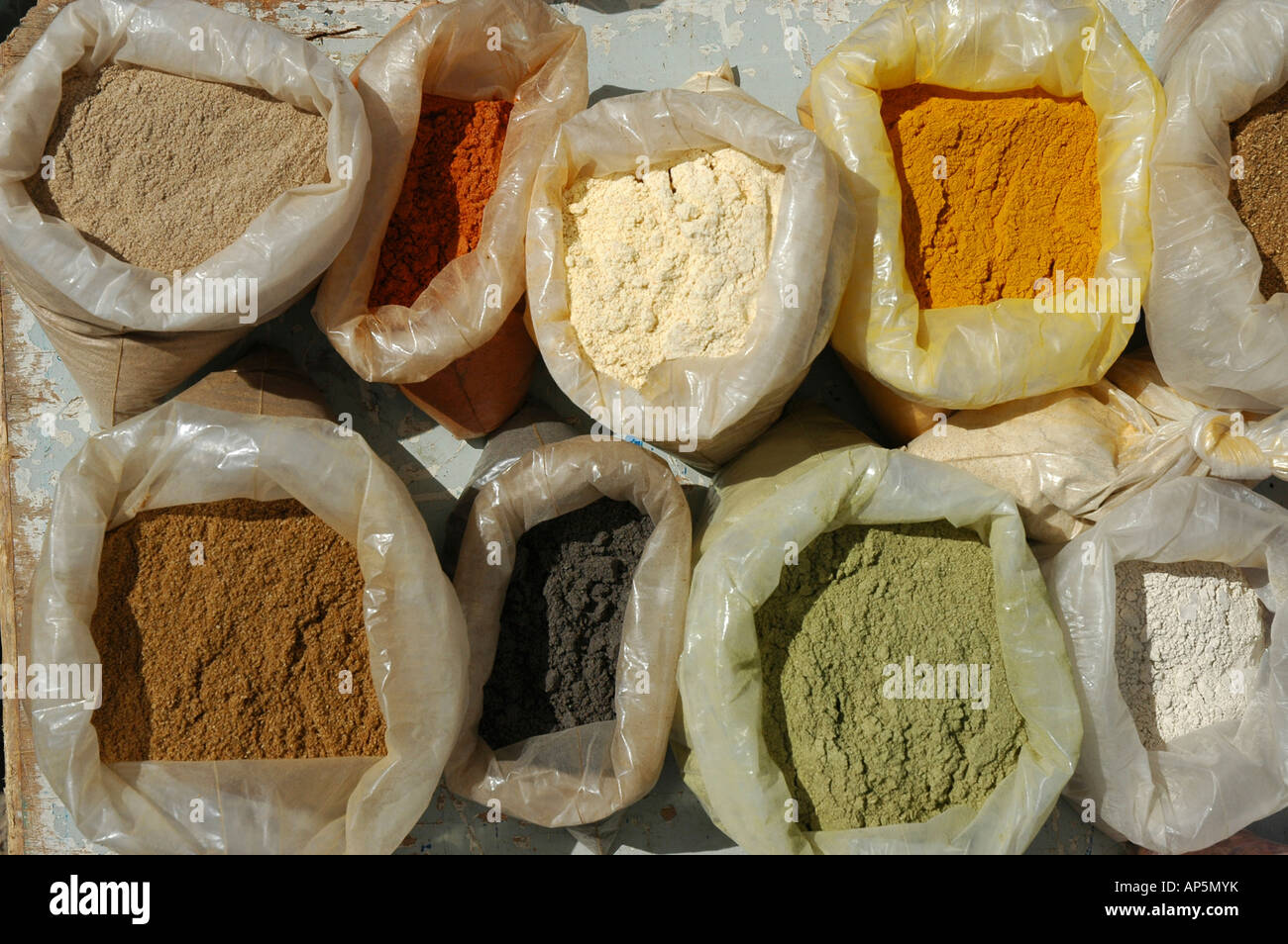 Israel Beer Sheva the Bedouin market Herbs and spices Stock Photo - Alamy