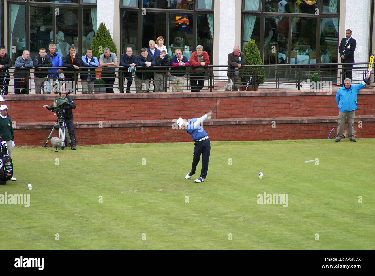 Zach Johnson American professional PGA golfer, teeing off at the 2007 ...