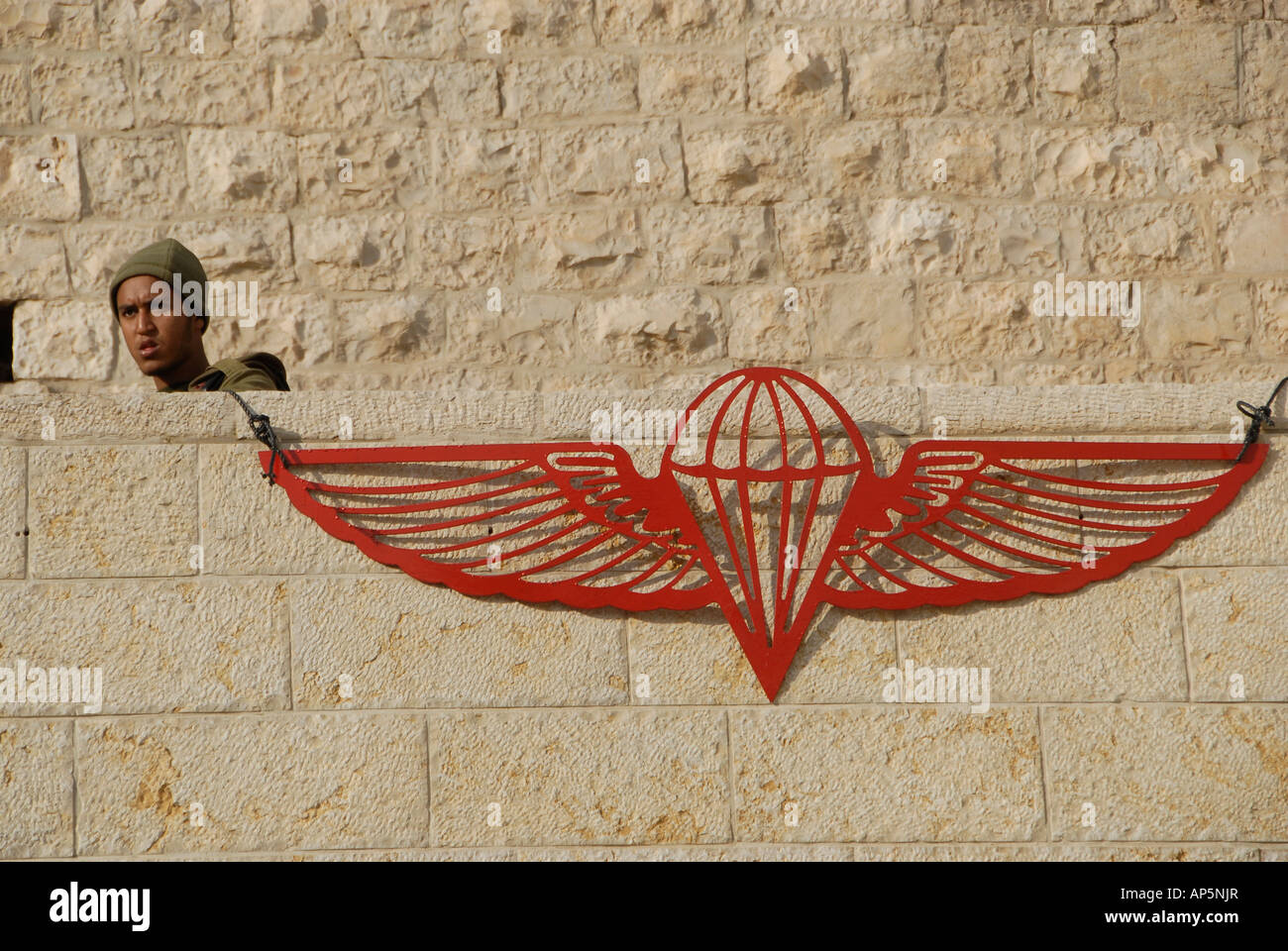 Israeli Paratroopers Logo Tzanchanim Israeli Army Paratroopers Brigade