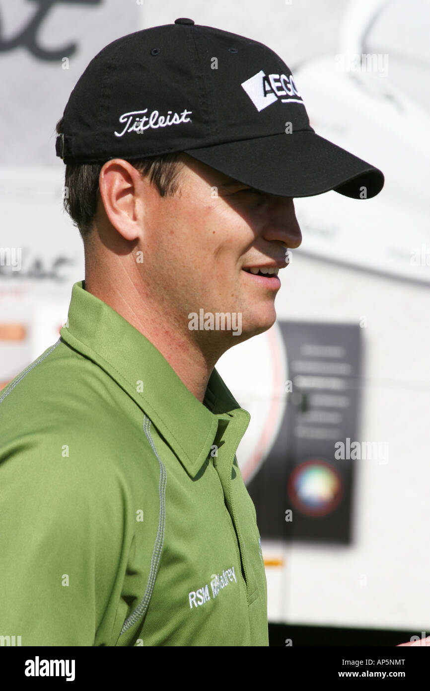 Zach Johnson American professional PGA golfer Stock Photo - Alamy