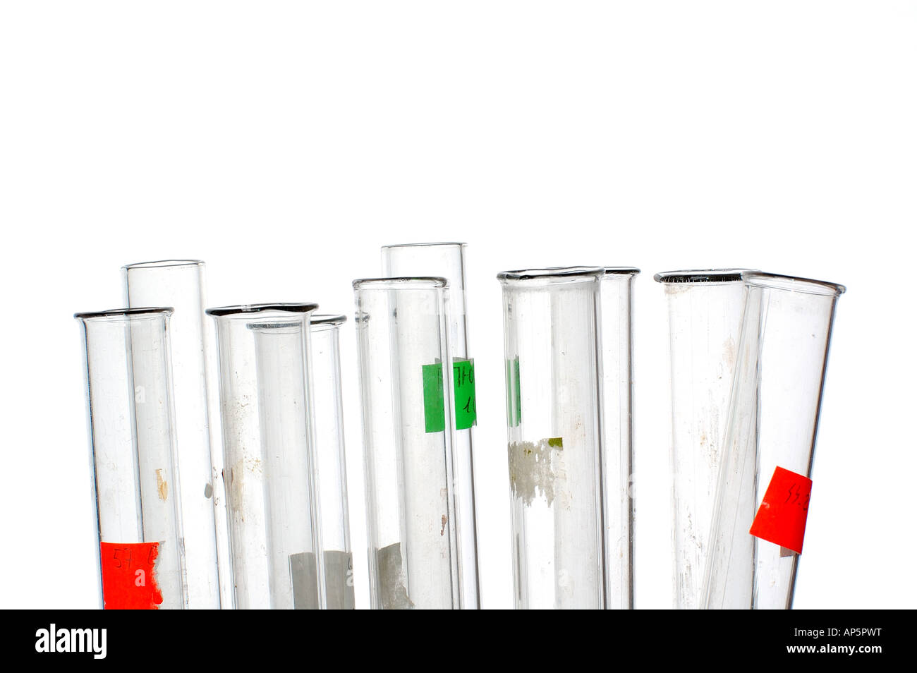 chemistry tube isolated on white background Stock Photo - Alamy