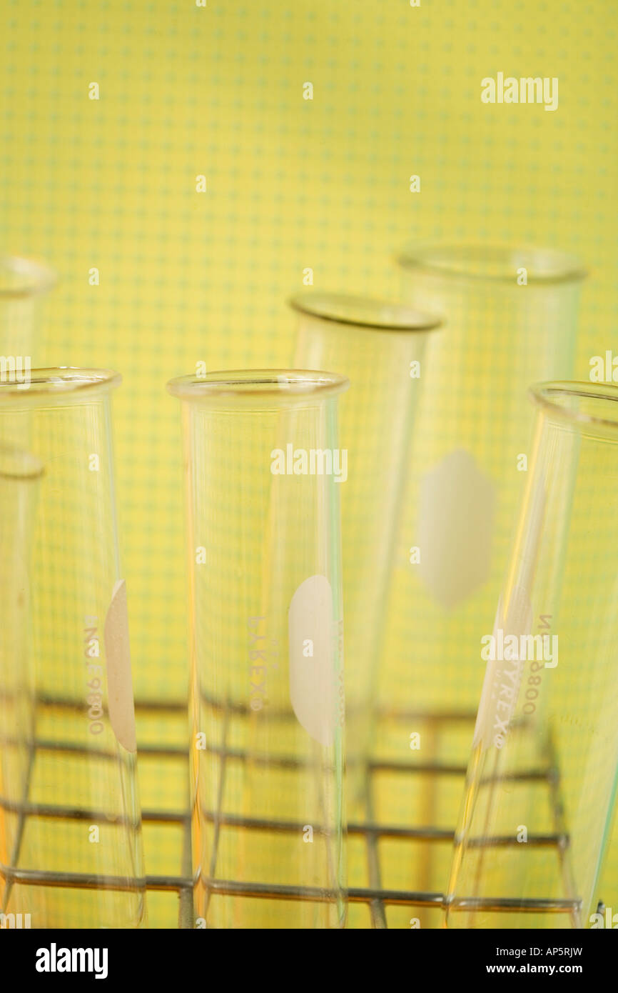 test tubes in rack Stock Photo - Alamy