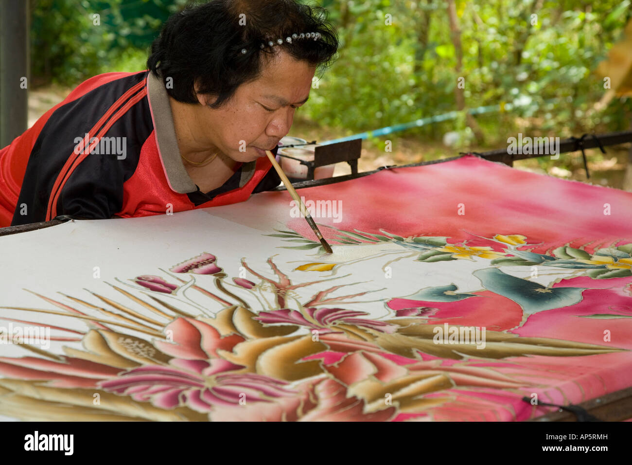 Amputee Asian disability Artist A Disabled mouth painter, art, artwork ...