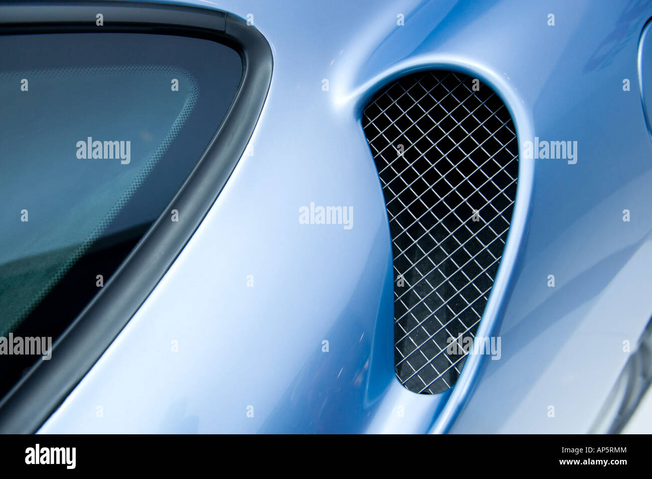Air intake and rear side window of a Ferrari 430 Scuderia at the 2008 ...