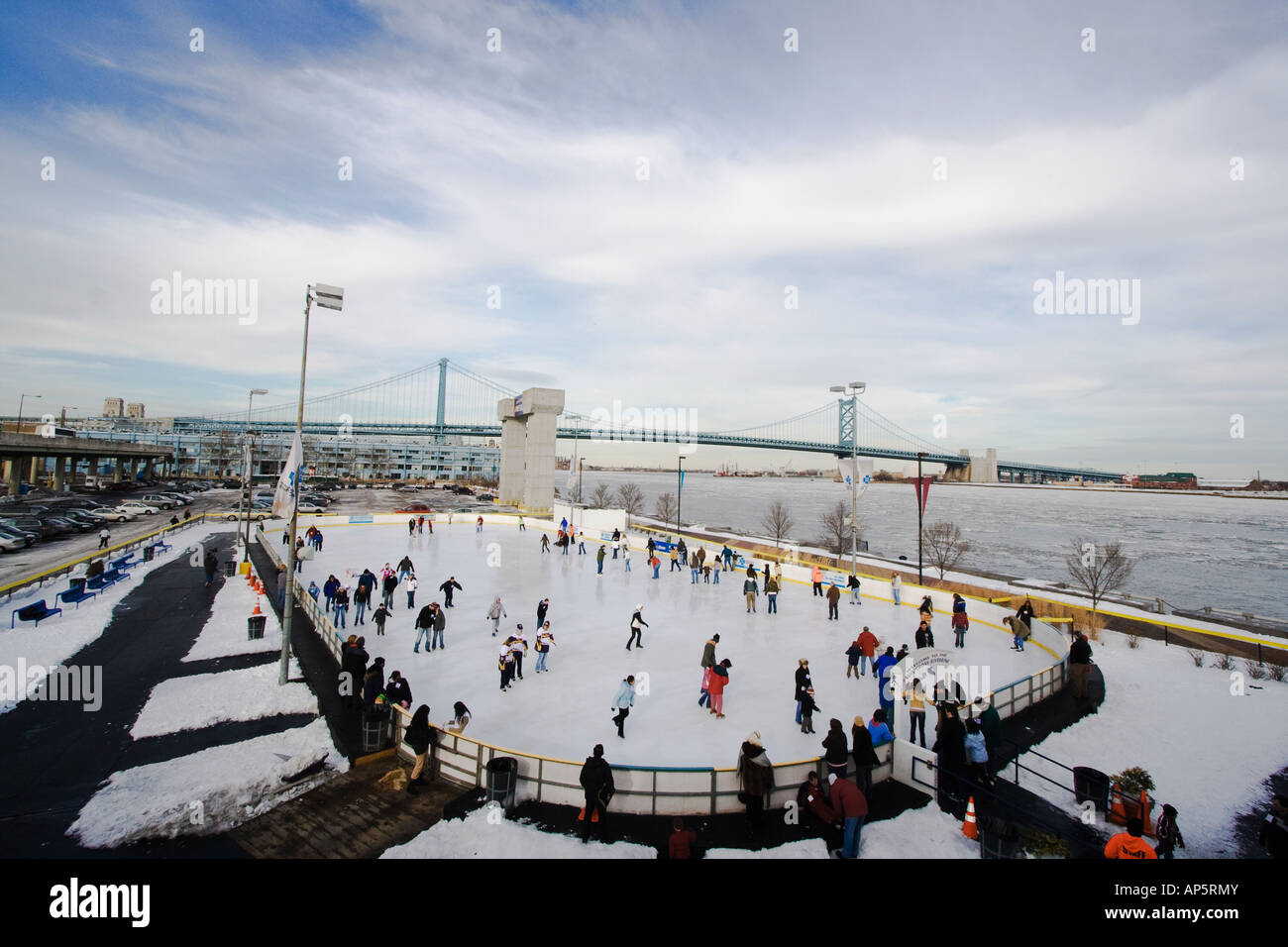 Philadelphia Ice Rink Stock Photo - Alamy