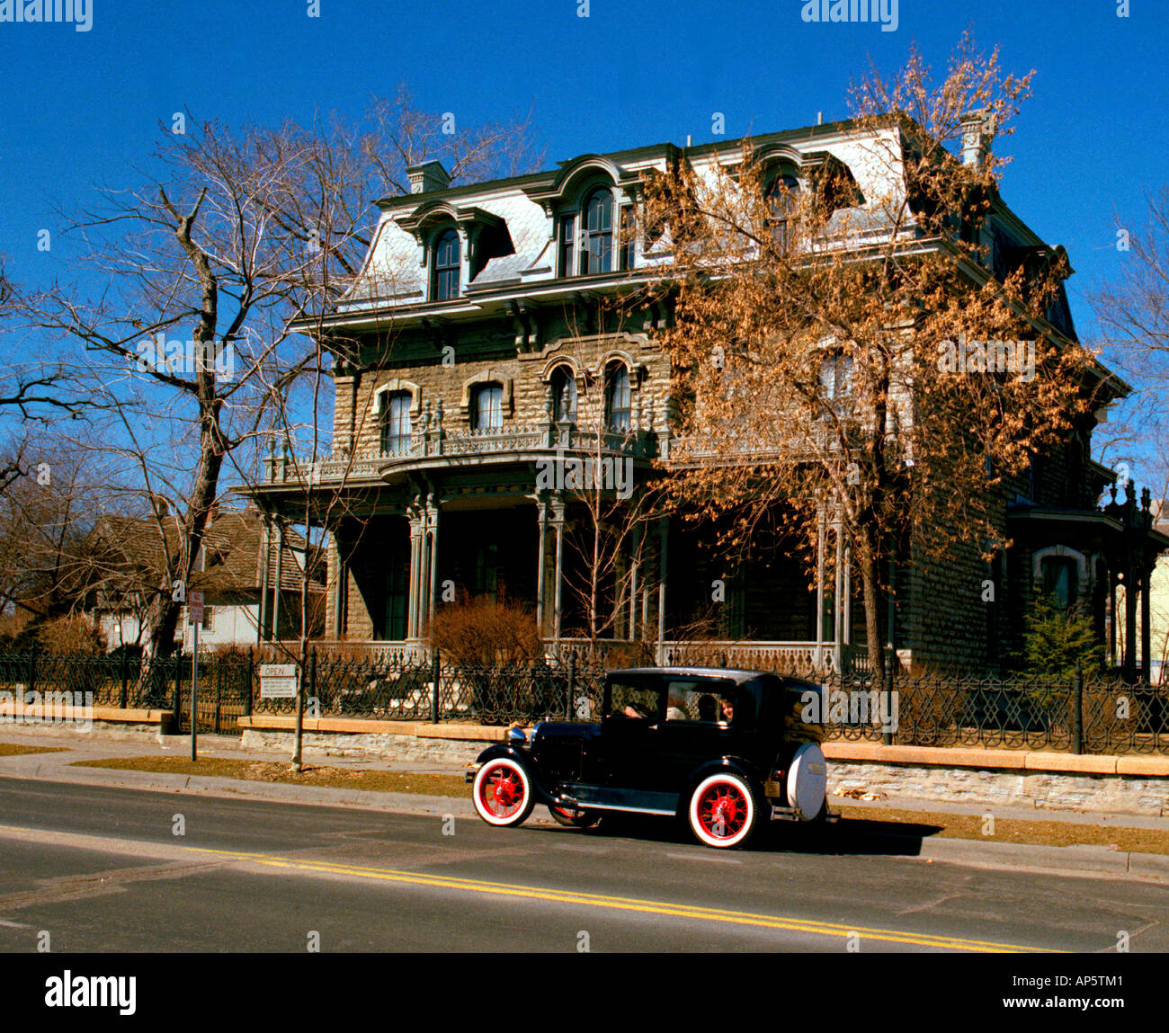 Alexander Ramsey House, first Minnesota Governor's Mansion Stock Photo ...