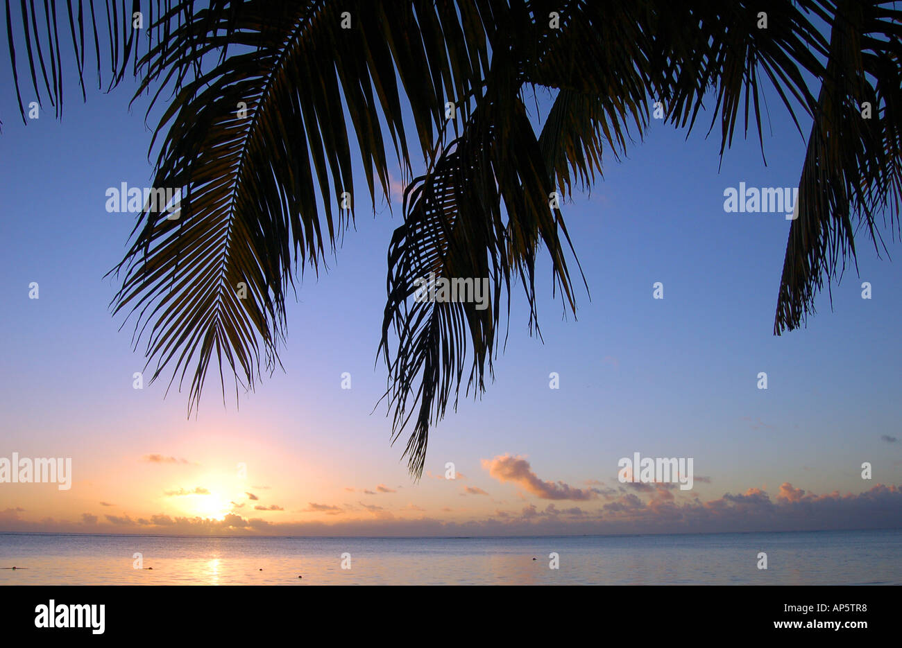 Heavenly sunset, Mauritius Stock Photo - Alamy
