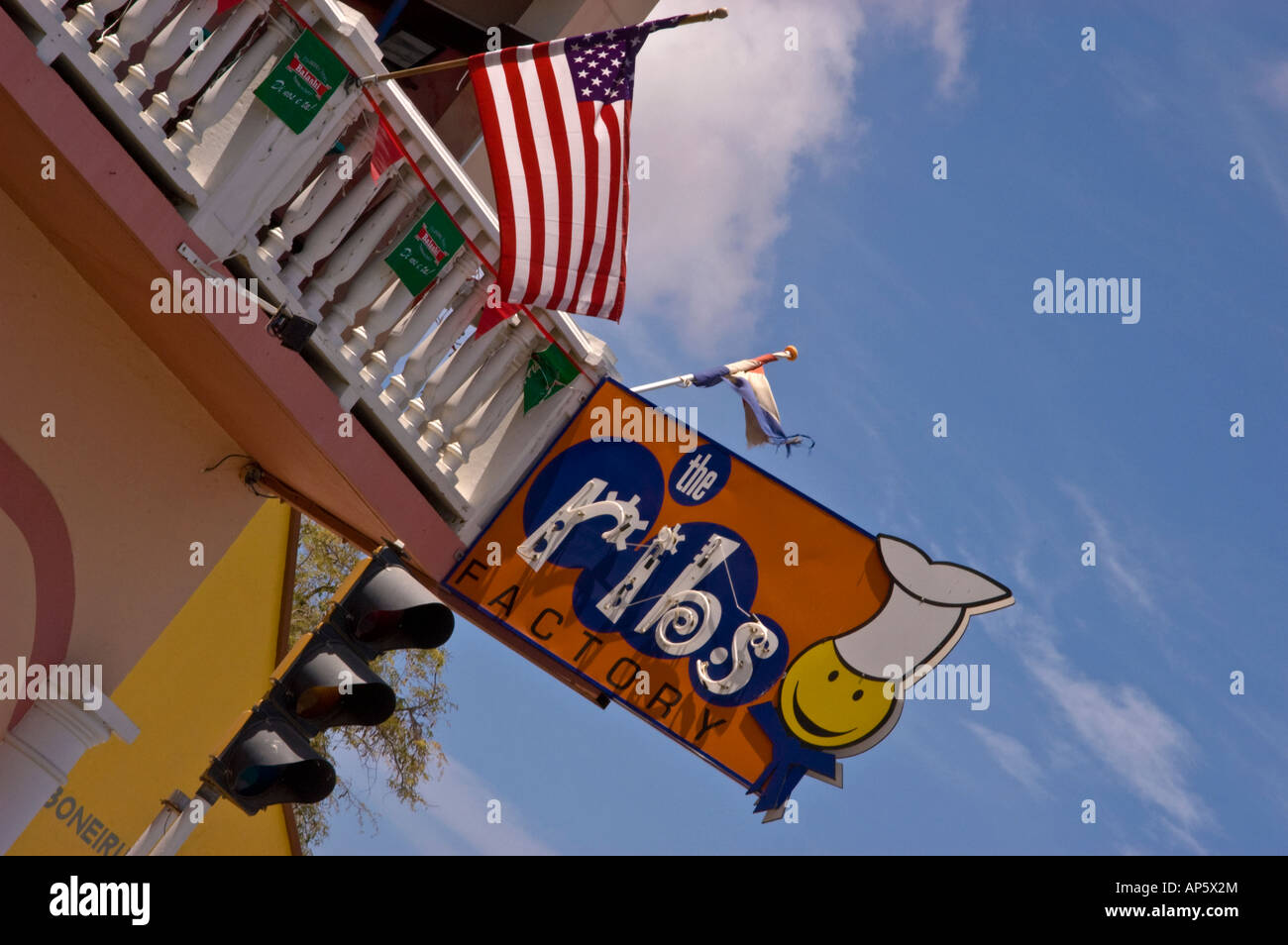 Bonaire island flag hi-res stock photography and images - Alamy