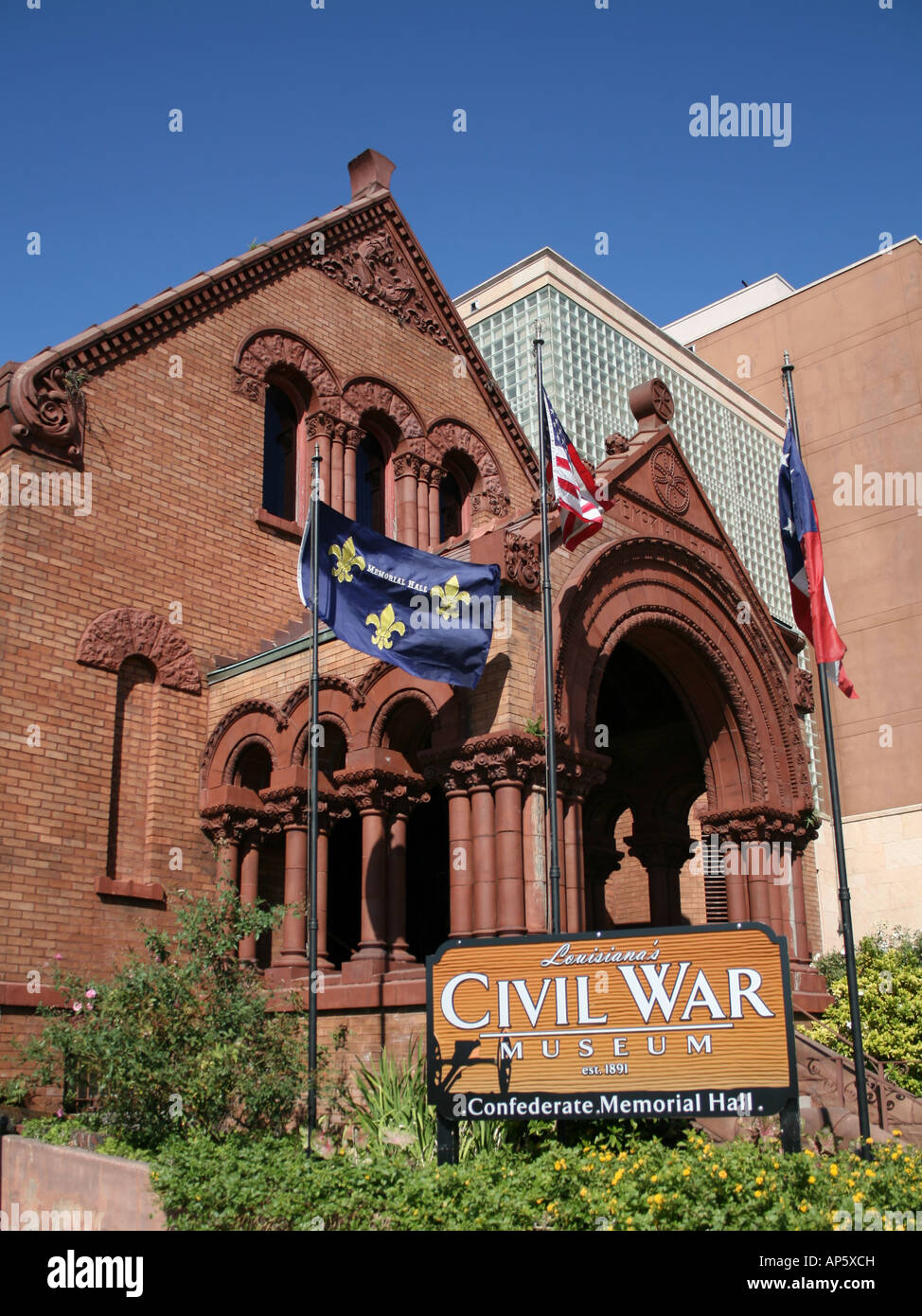 Louisiana's Civil War Museum Confederate Memorial hall New Orleans USA ...