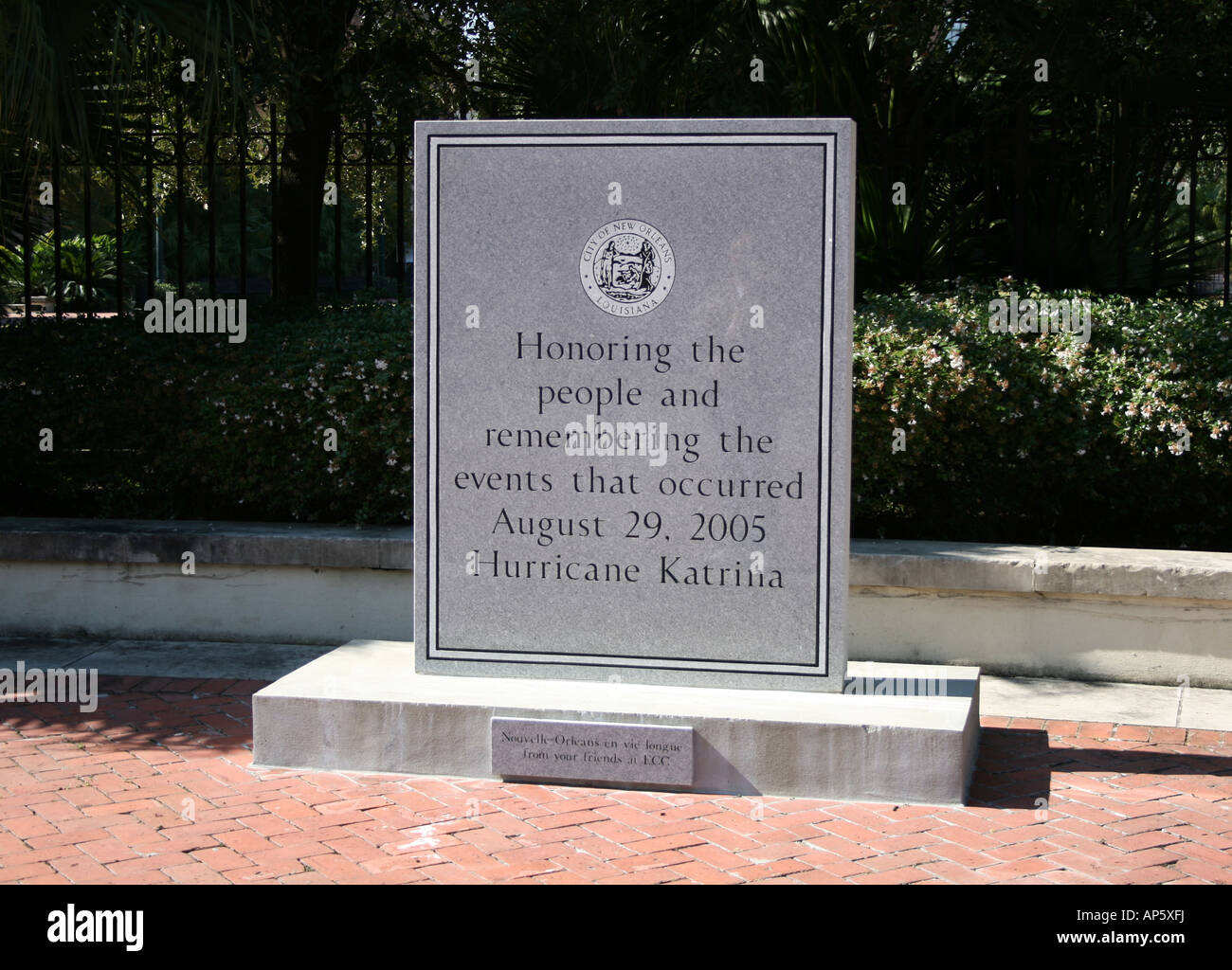 New orleans hurricane katrina memorial hi-res stock photography and ...
