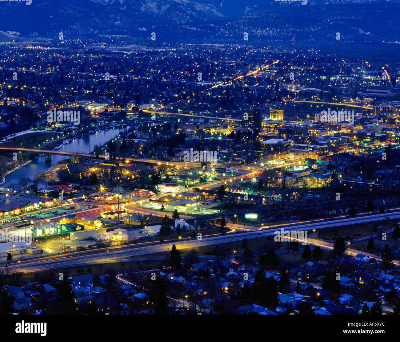Missoula Montana Night