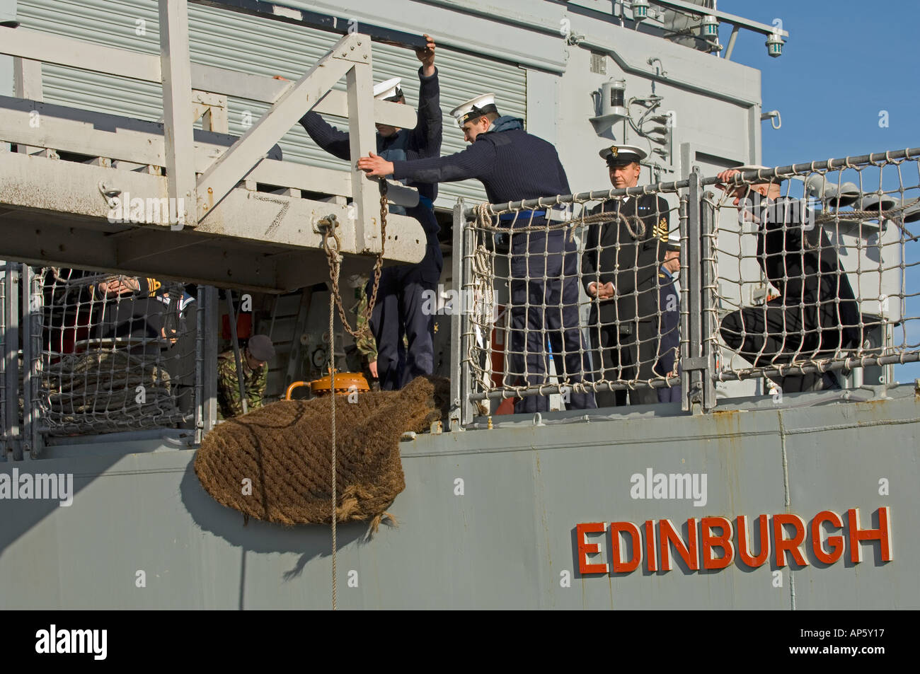 Hms edinburgh port leith edinburgh hi-res stock photography and images ...