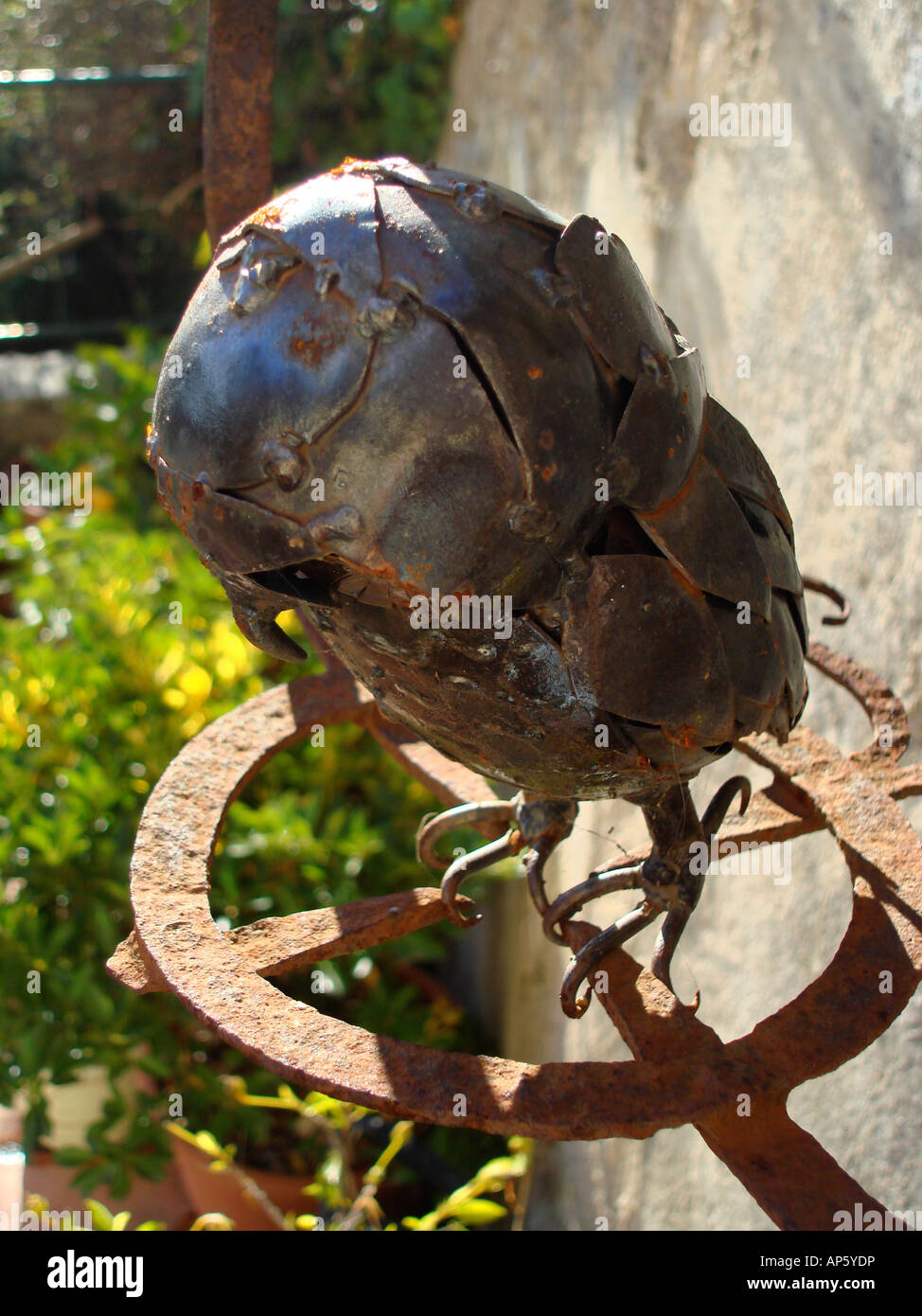 Rusty provencal owl Stock Photo - Alamy