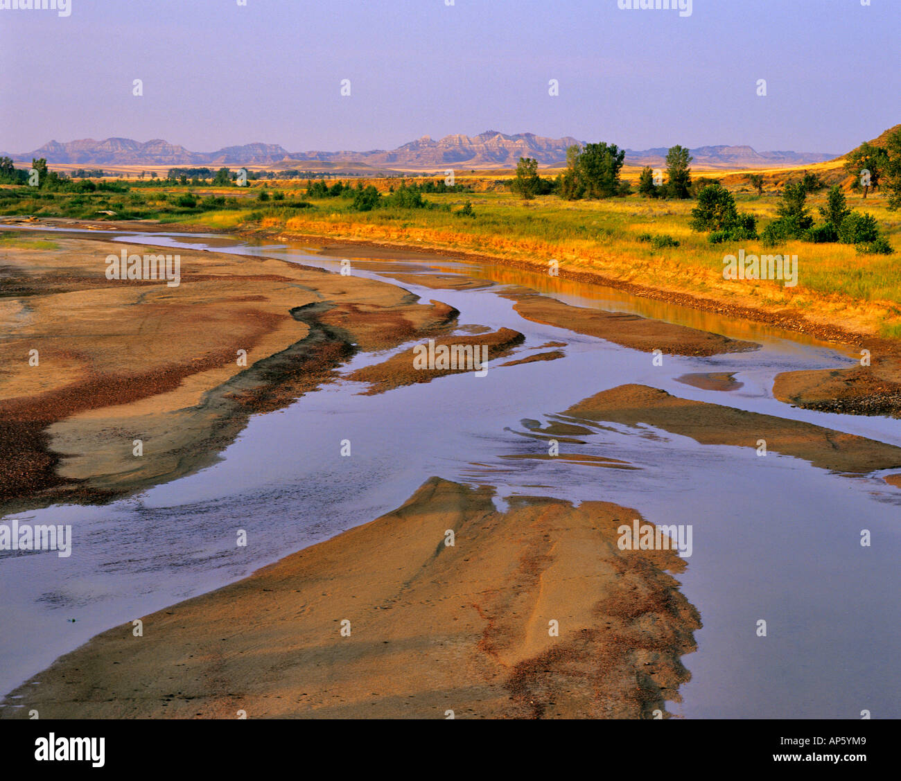 The Powder River in Montana Stock Photo - Alamy
