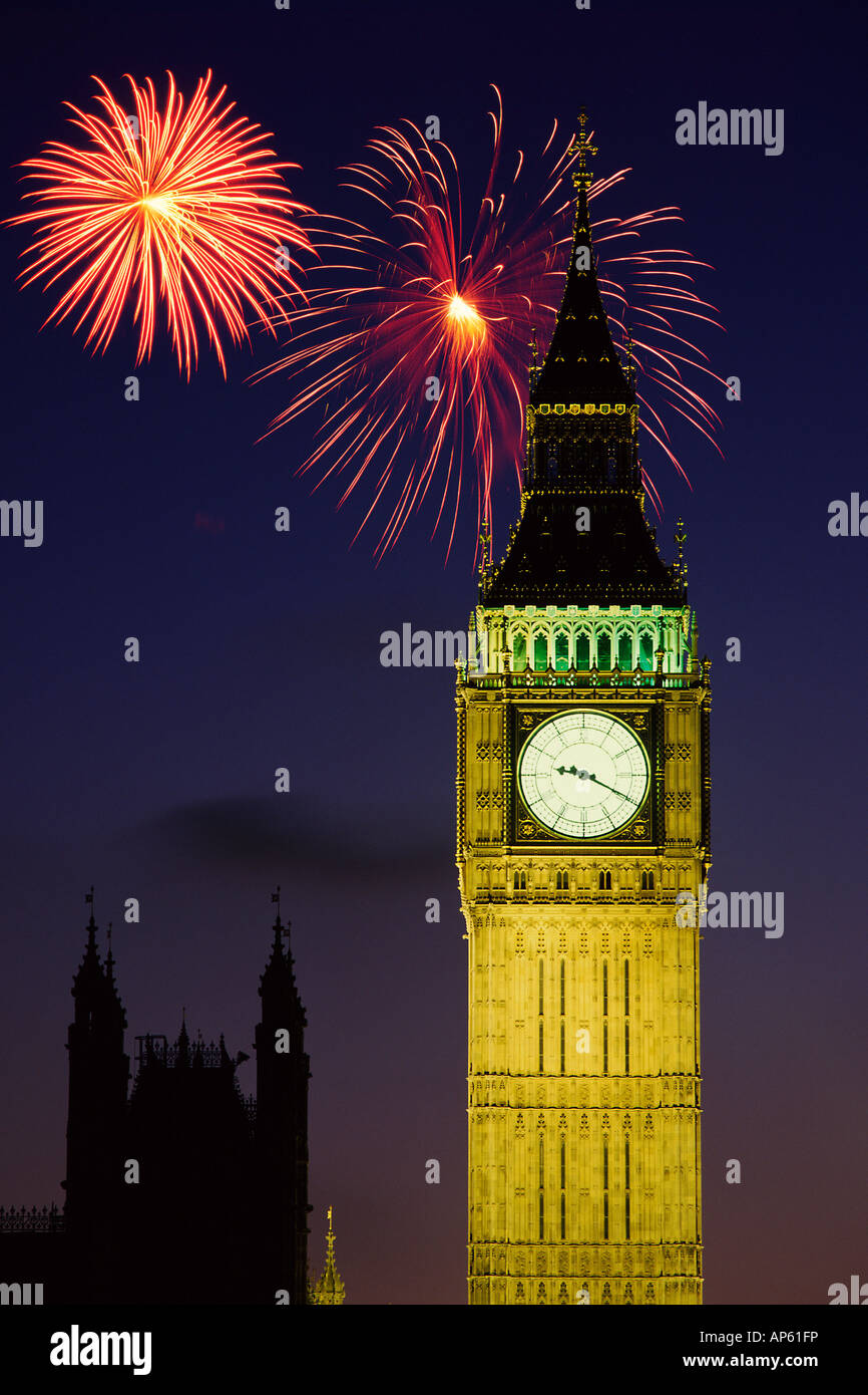 Big ben fireworks hi-res stock photography and images - Alamy