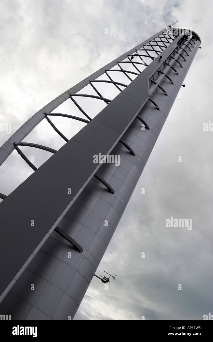 Silver building sky tower observation hi-res stock photography and ...