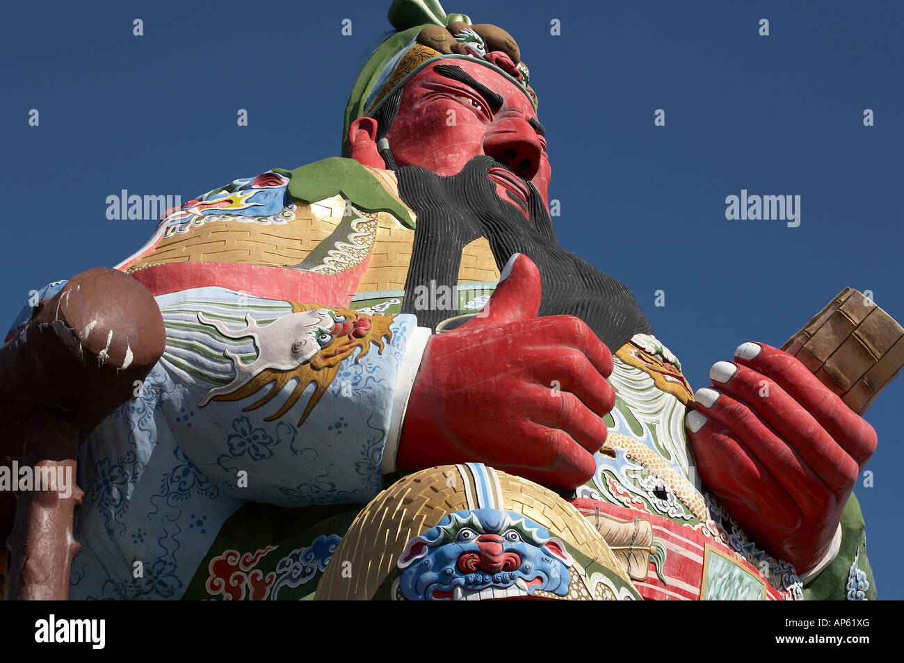 Chinese God Statue Stock Photo - Alamy