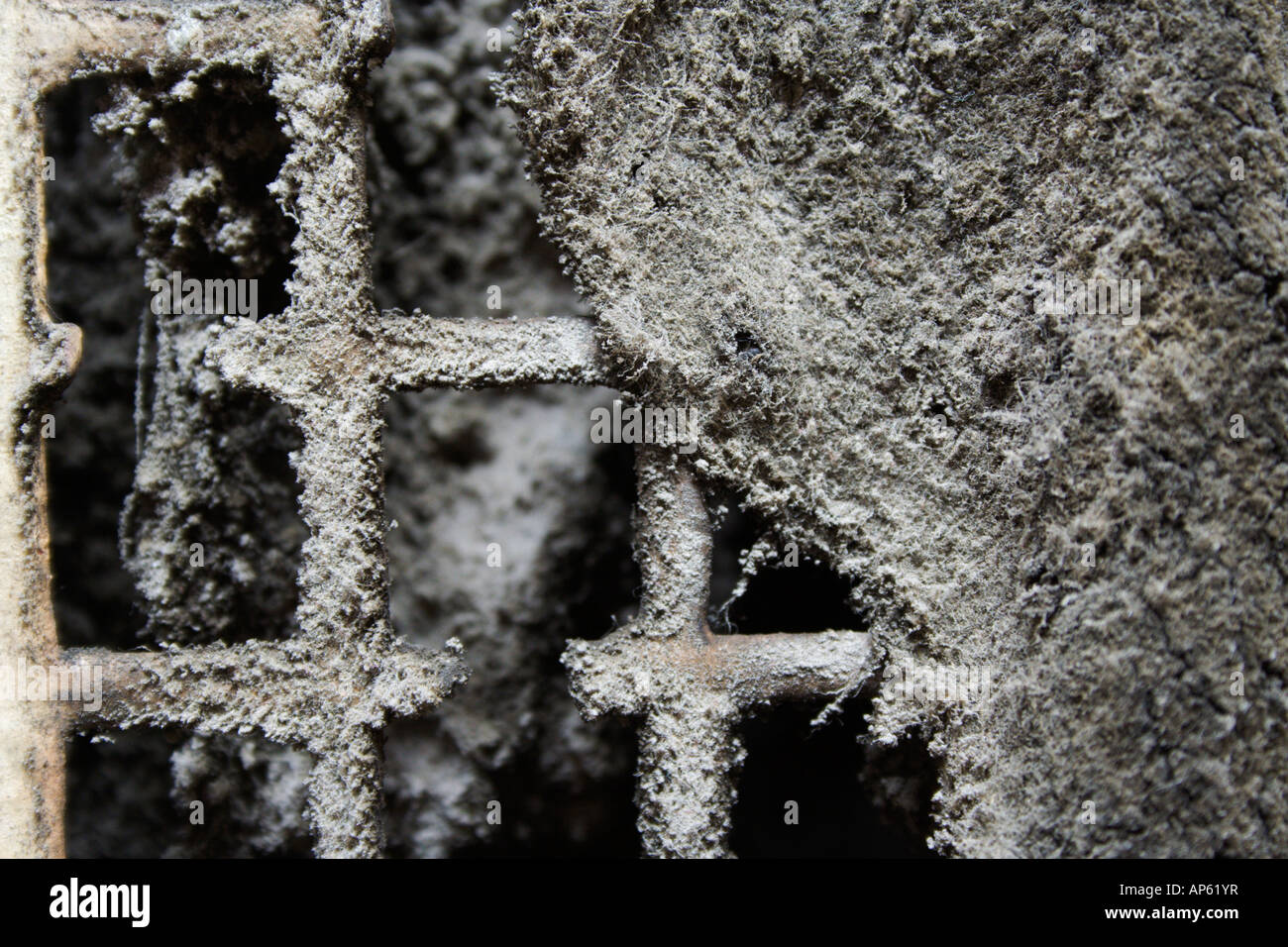 dust accumulation in the drawoff Stock Photo - Alamy