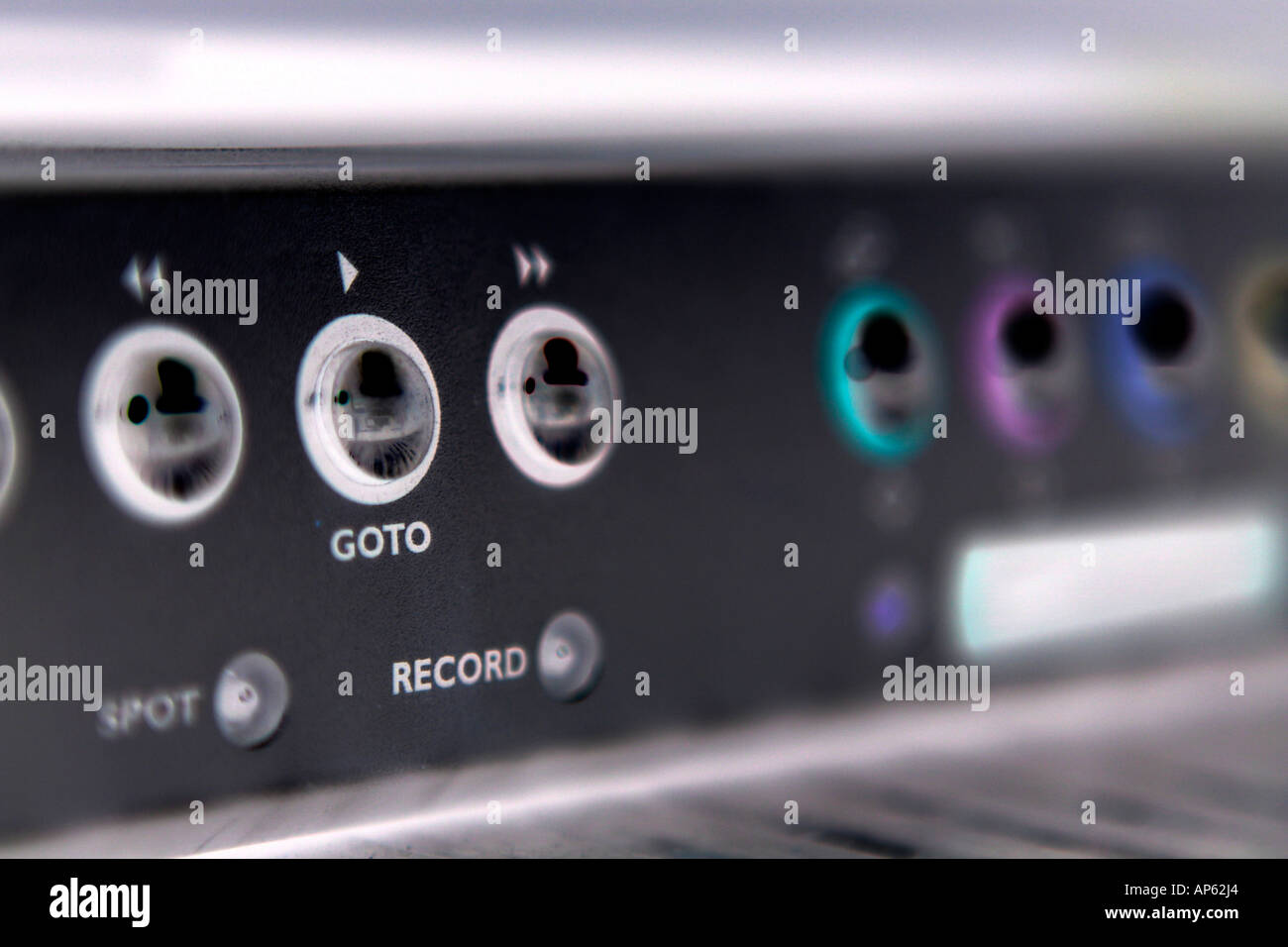 Digitally Enhanced Image Of Closed Circuit TV Controller Stock Photo ...