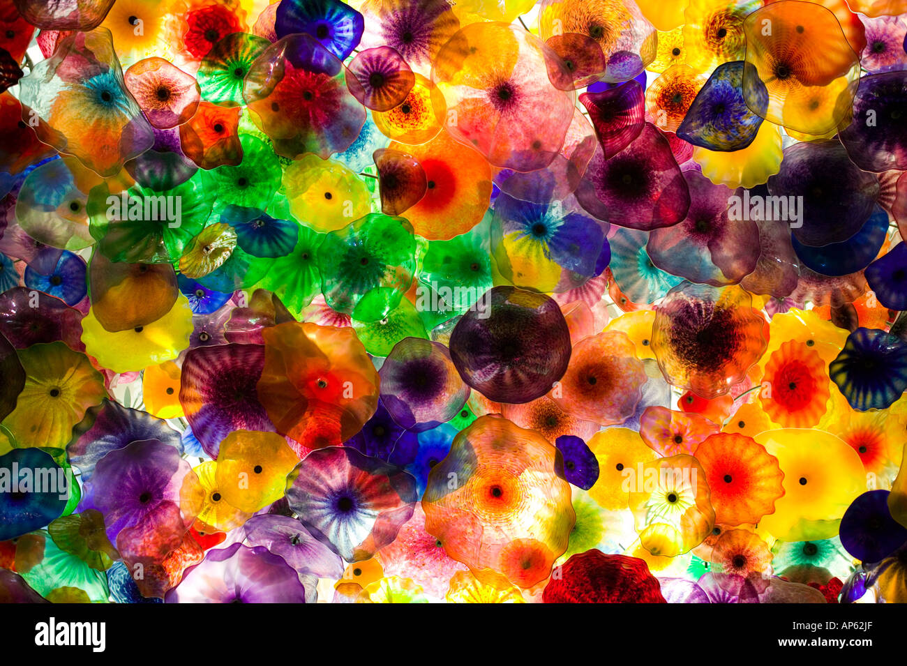 USA, Nevada, Las Vegas: Stained Glass Lobby Ceiling (Editorial Use Only ...