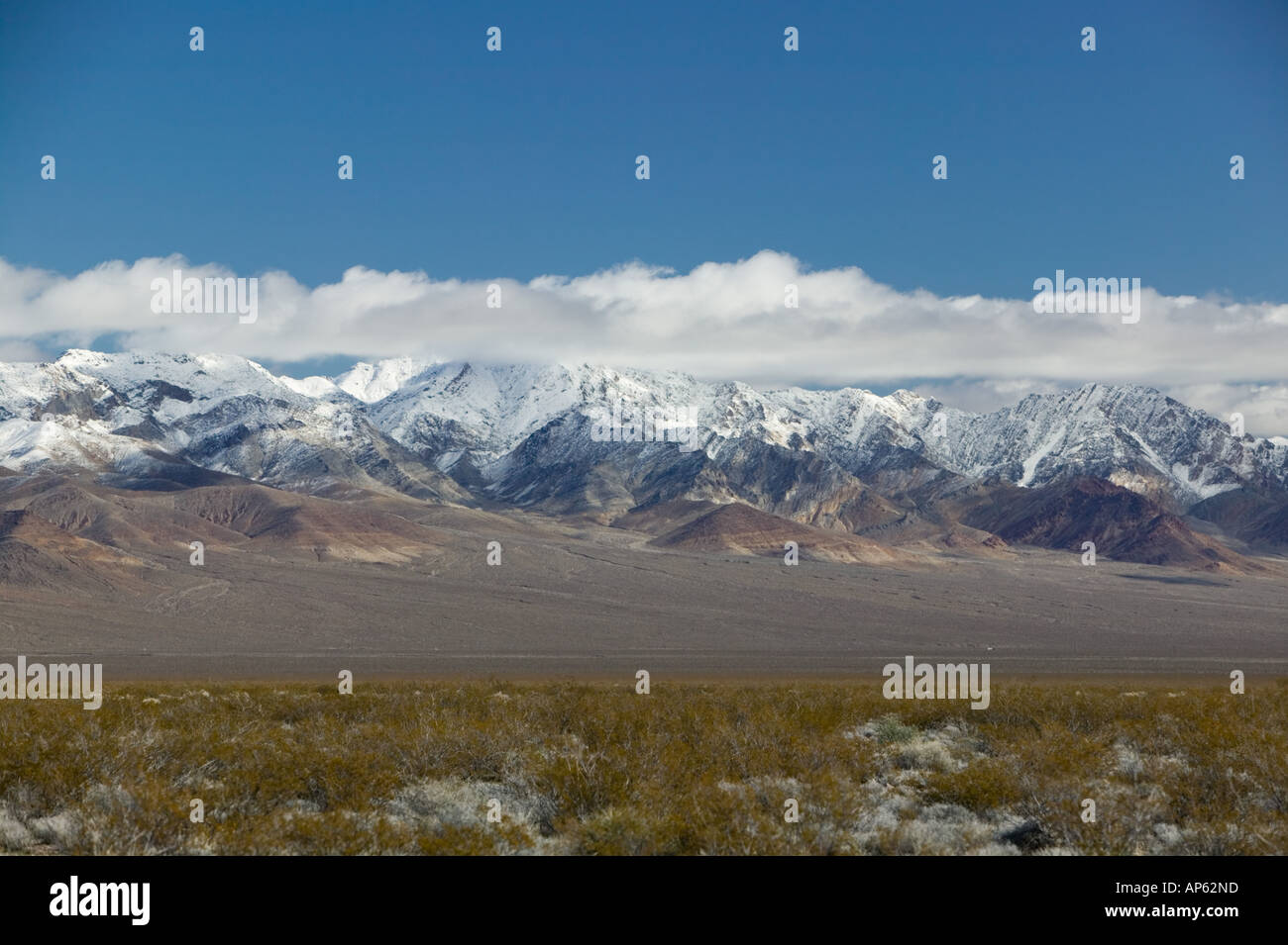 USA, Nevada, Beatty: The Funeral Mountains / Winter Stock Photo - Alamy