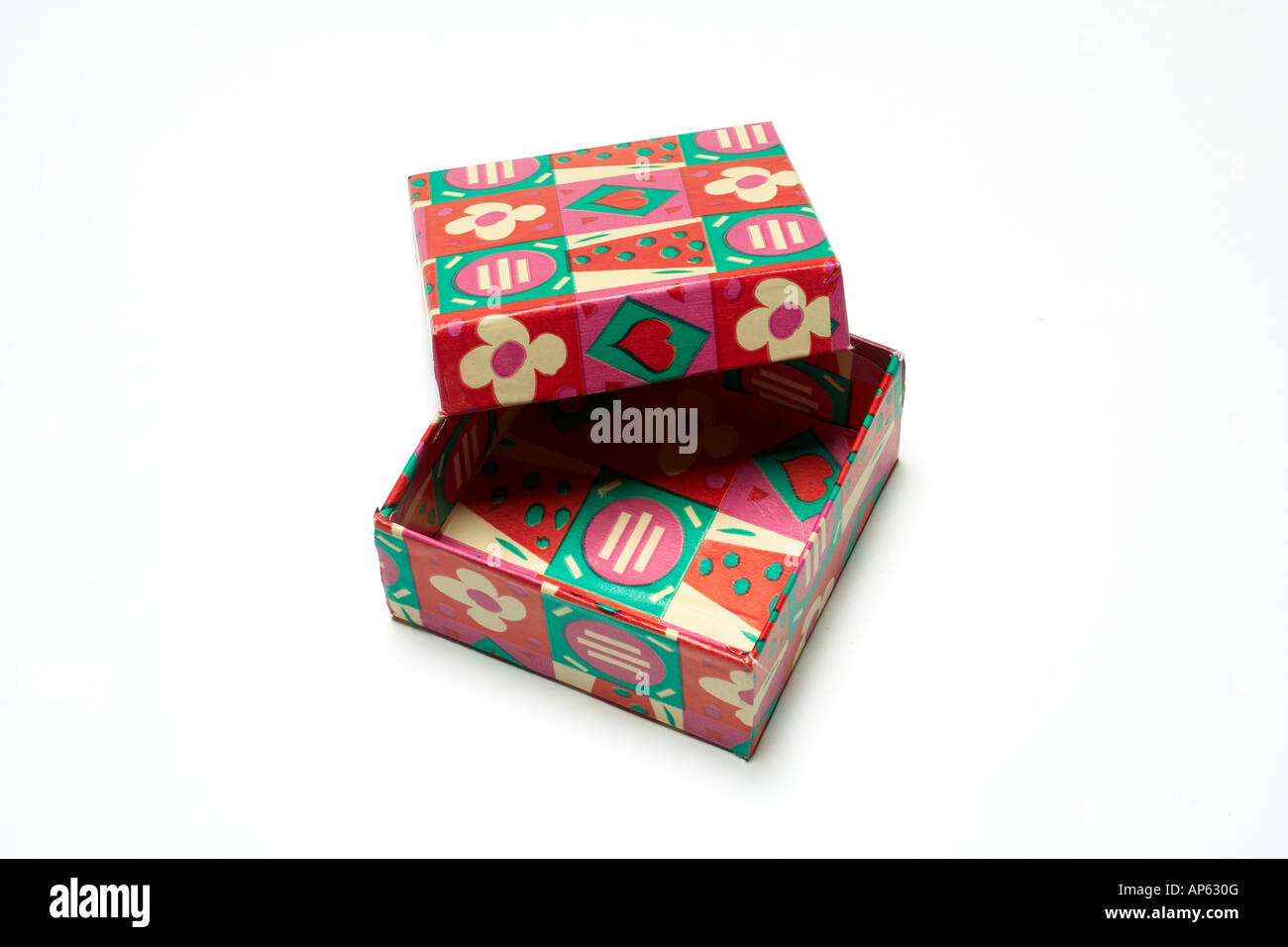 color gift empty box Stock Photo - Alamy