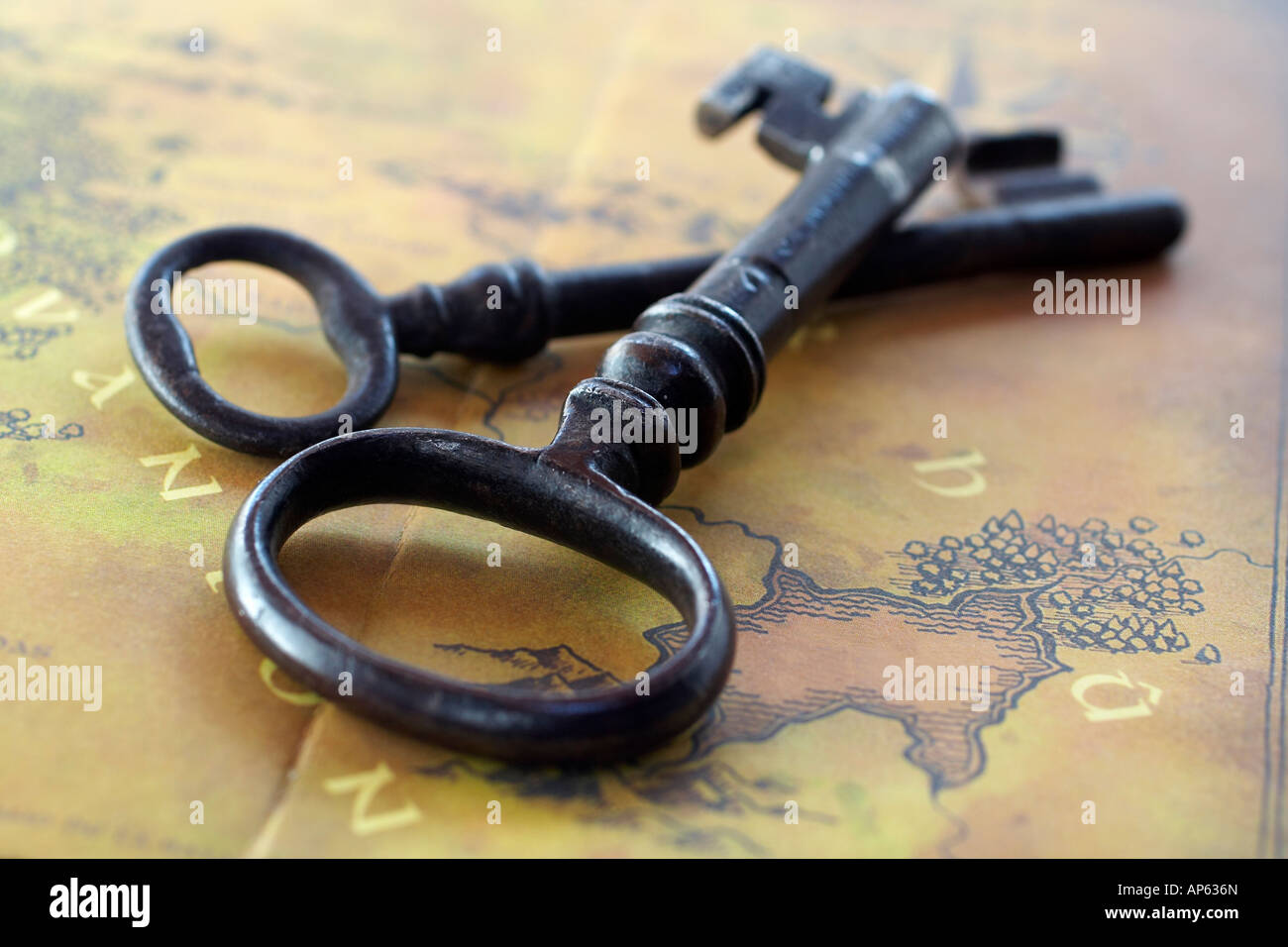 Old jail keys hi-res stock photography and images - Alamy