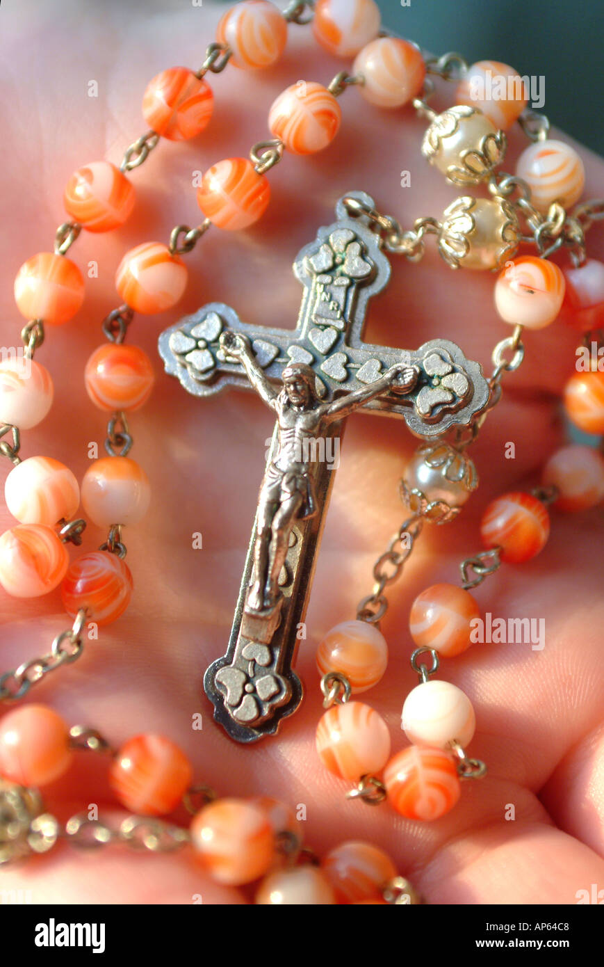 Close up rosary hi-res stock photography and images - Alamy