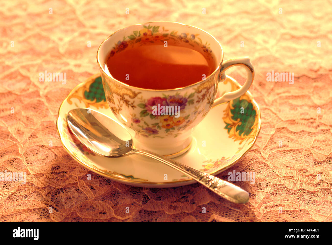 old fashioned china tea cup Stock Photo - Alamy