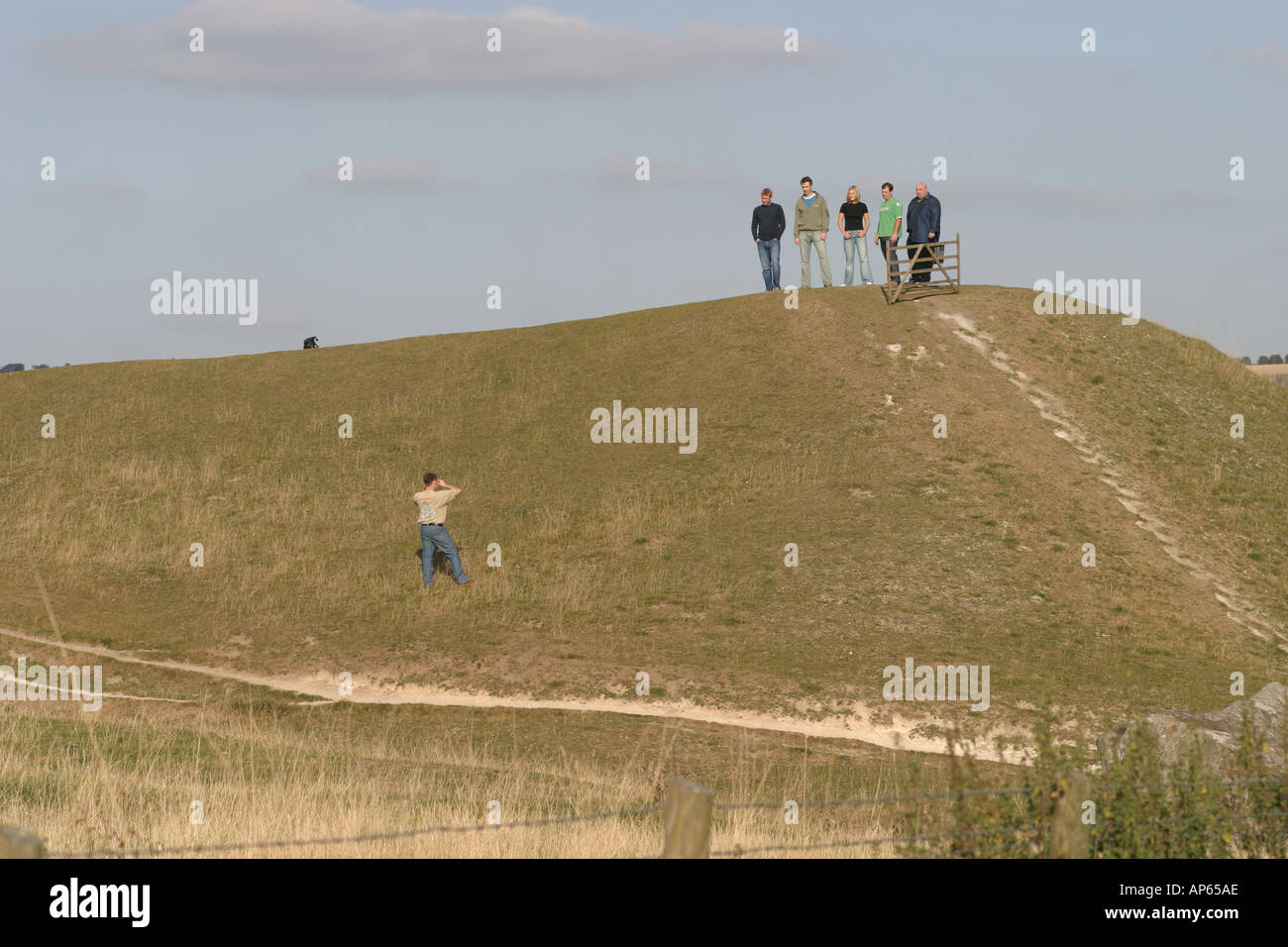 Ancient ditch and bank earthwork hi-res stock photography and images ...