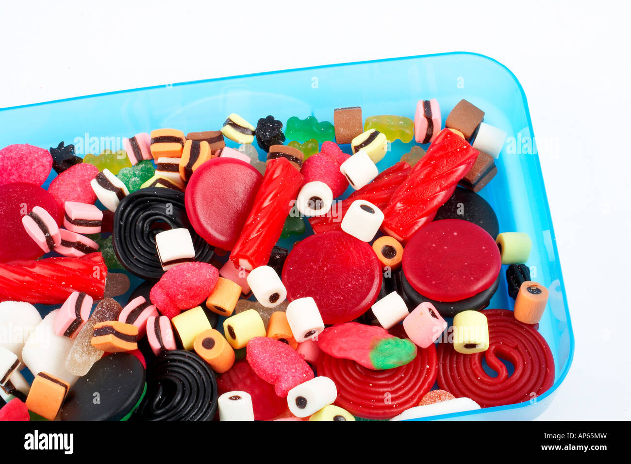 Detail of sweets Macro shot on white background Stock Photo - Alamy