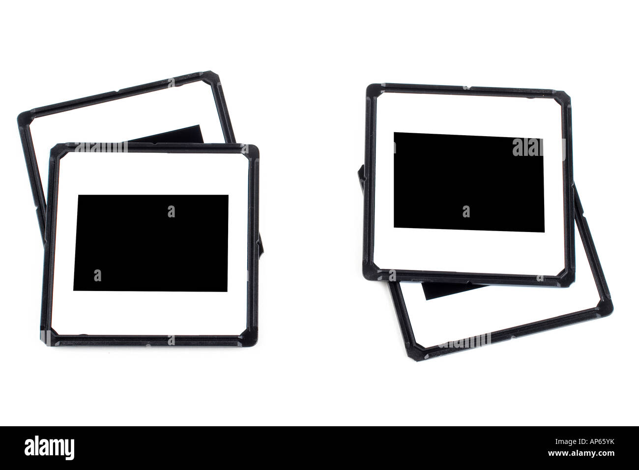 Assortment of photo frames to insert your own images on white ...