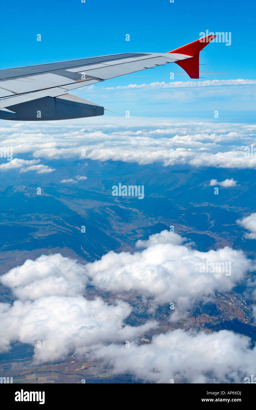 An aerial view from an airplane Stock Photo - Alamy