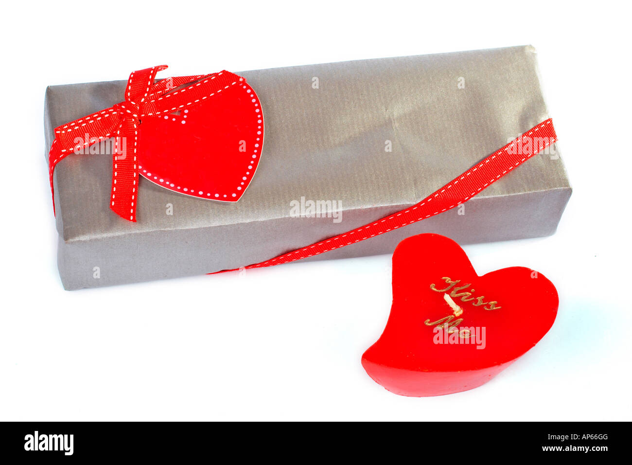 Present gift box candles Cut Out Stock Images & Pictures - Alamy