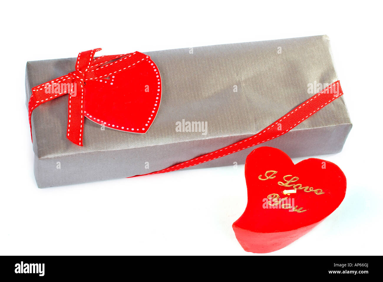 Present gift box candles Cut Out Stock Images & Pictures - Alamy