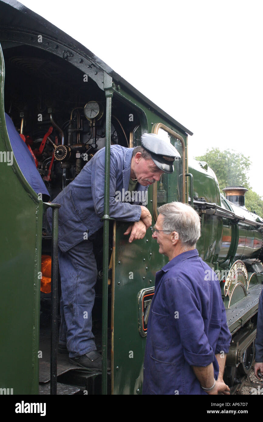 Driver fireman on steam locomotive hi-res stock photography and images ...