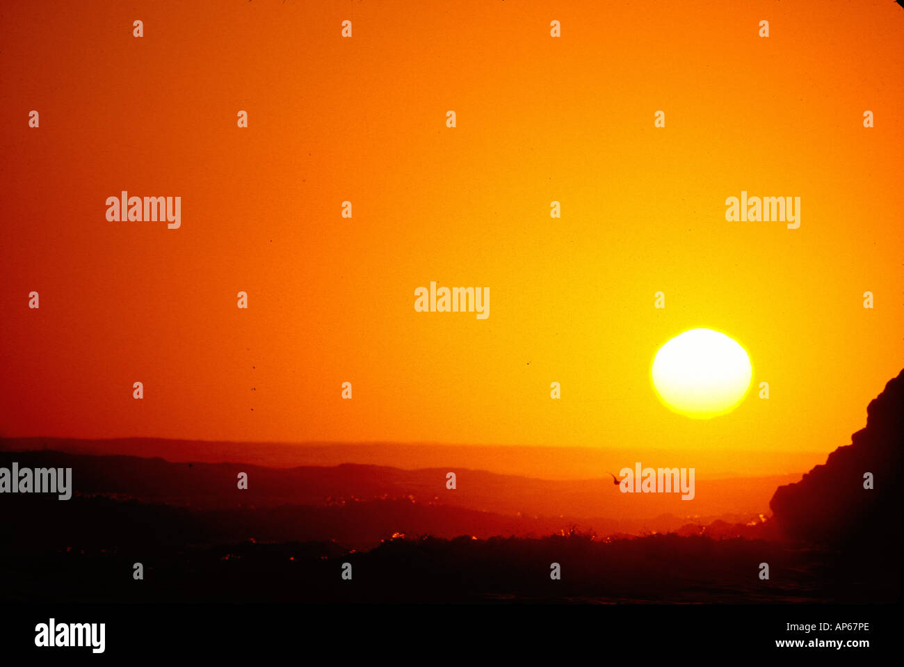USA, Oregon, Oregon Coast Sunset Stock Photo - Alamy