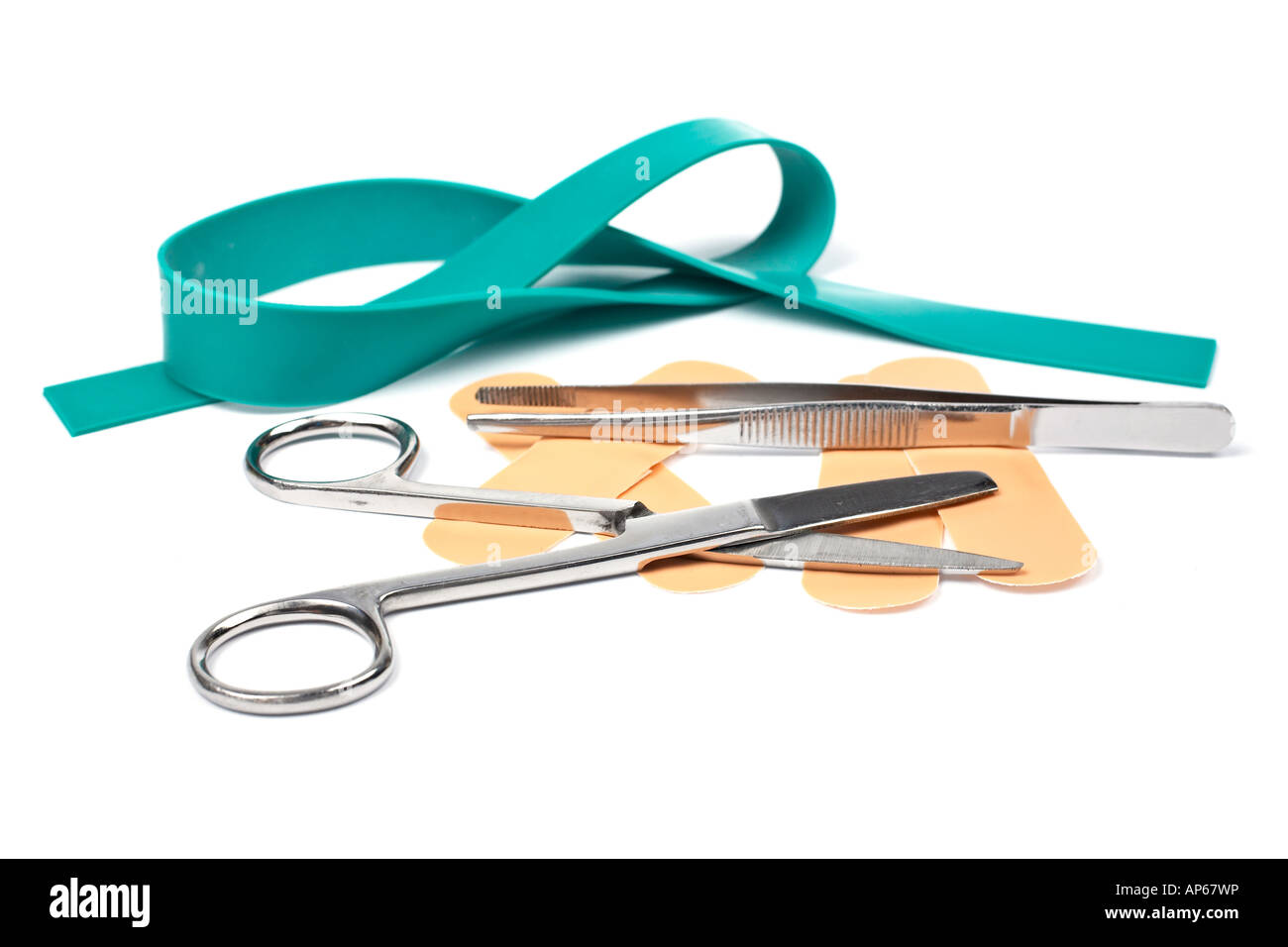 Surgical tape dressing Cut Out Stock Images & Pictures - Alamy