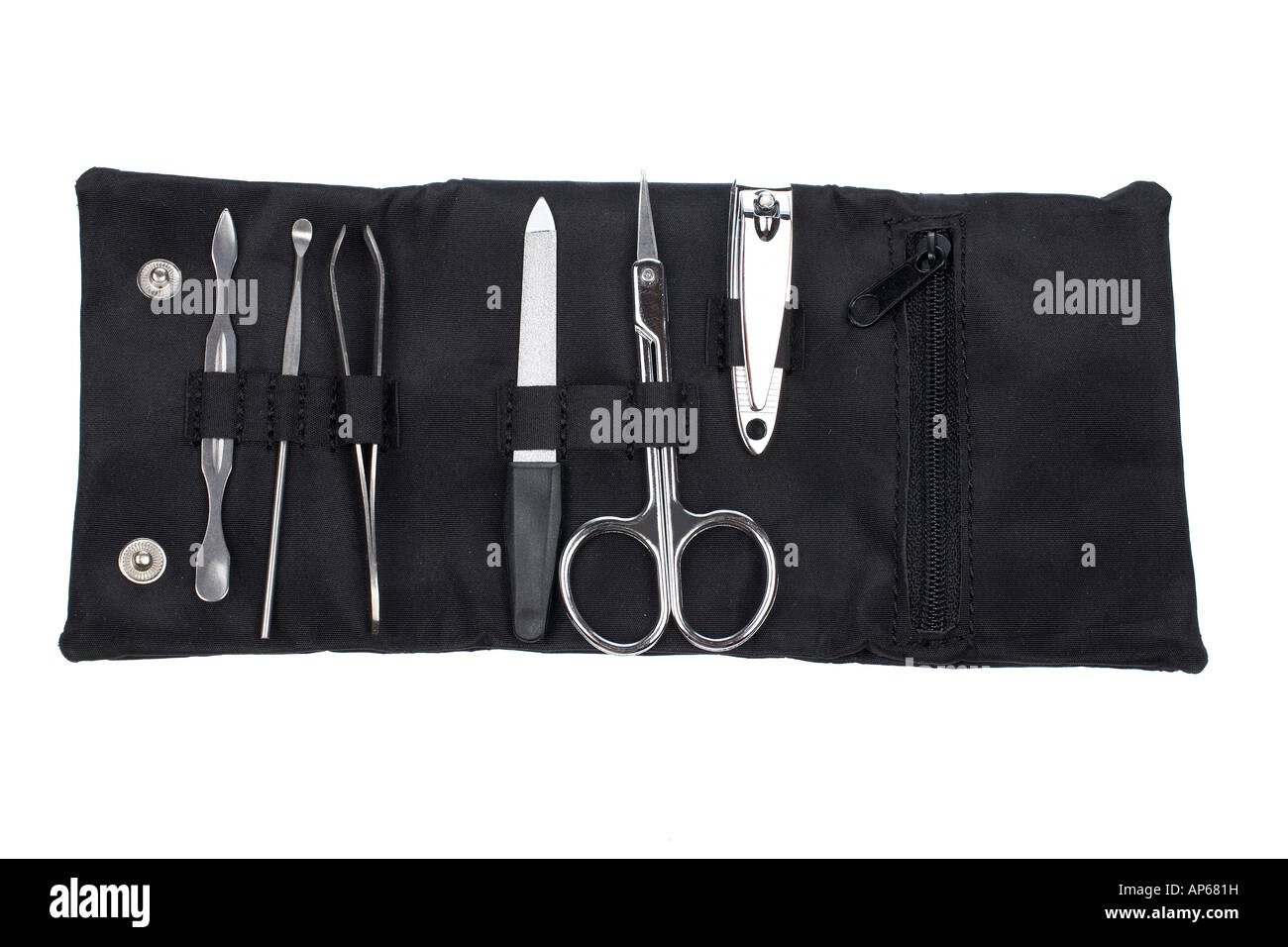 A manicure tools isolated on white background Stock Photo - Alamy